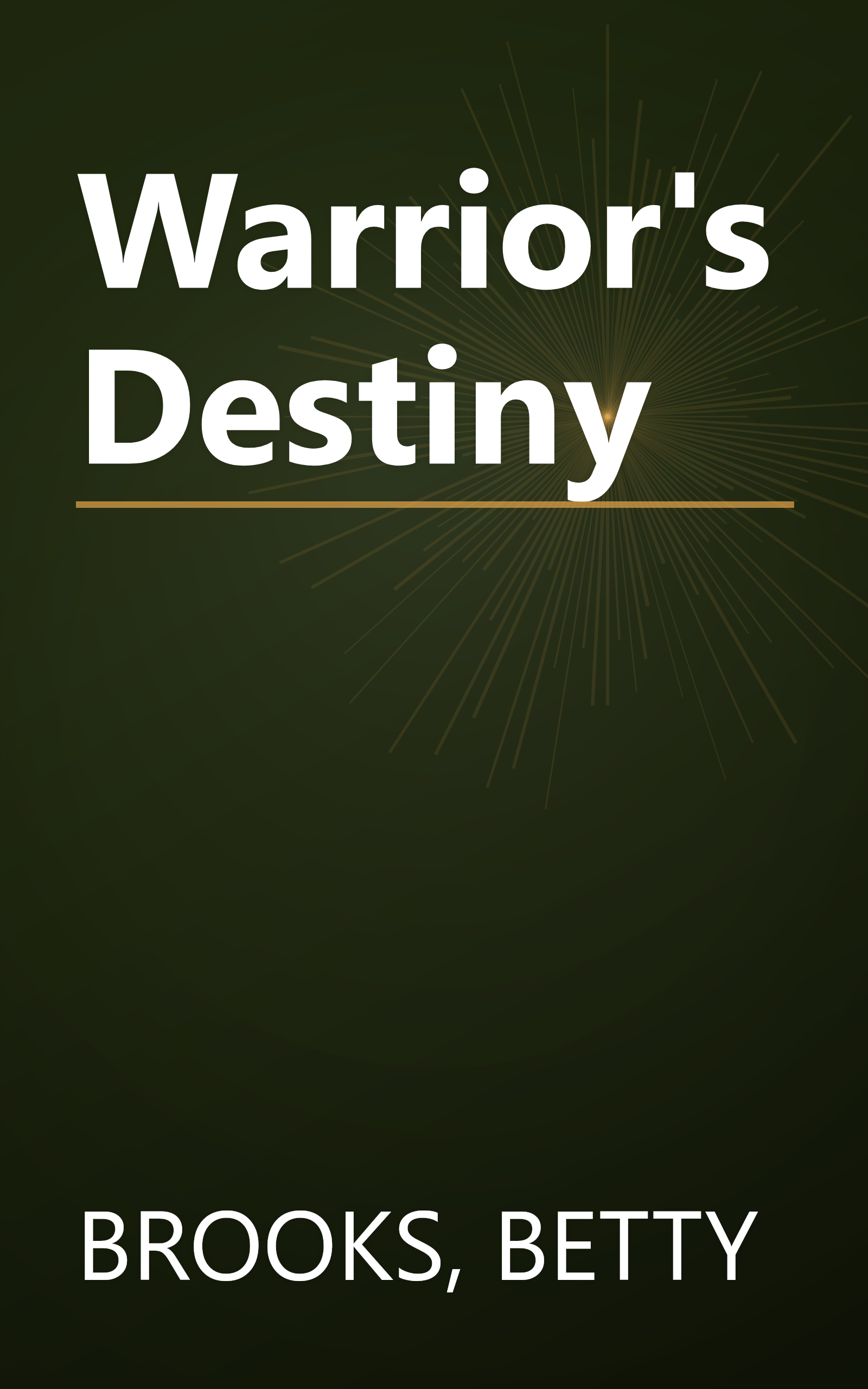 Warrior's Destiny book cover