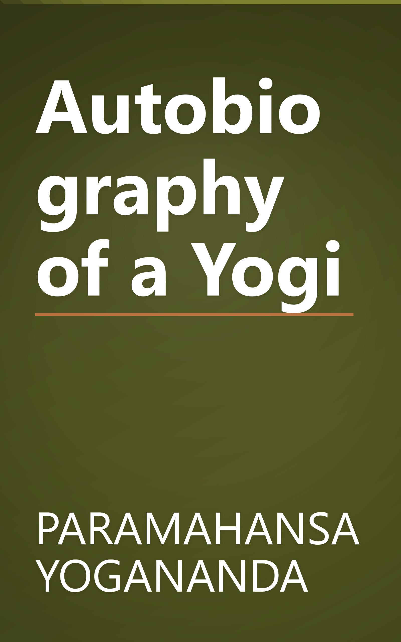 Autobiography of a Yogi book cover