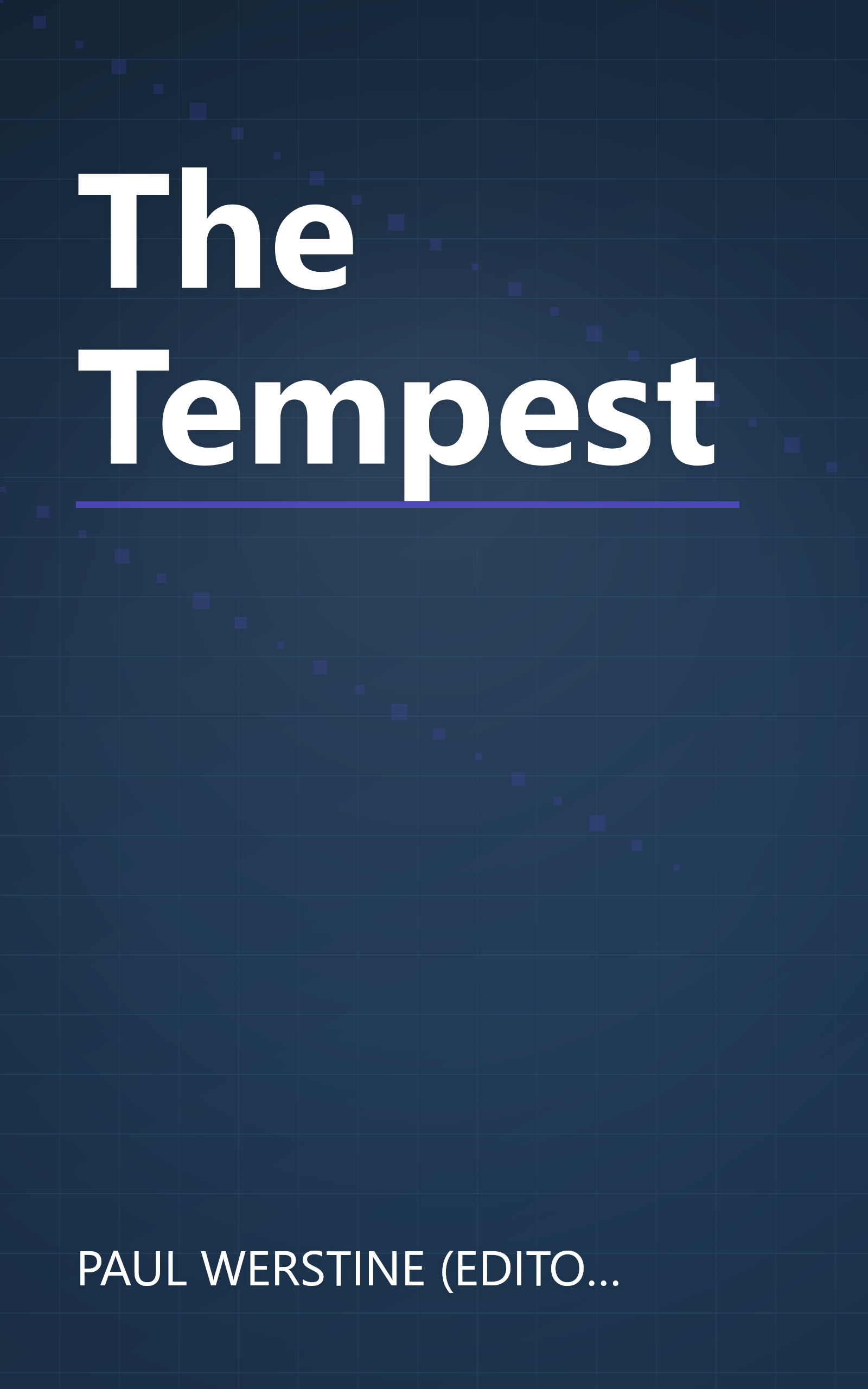 The Tempest book cover