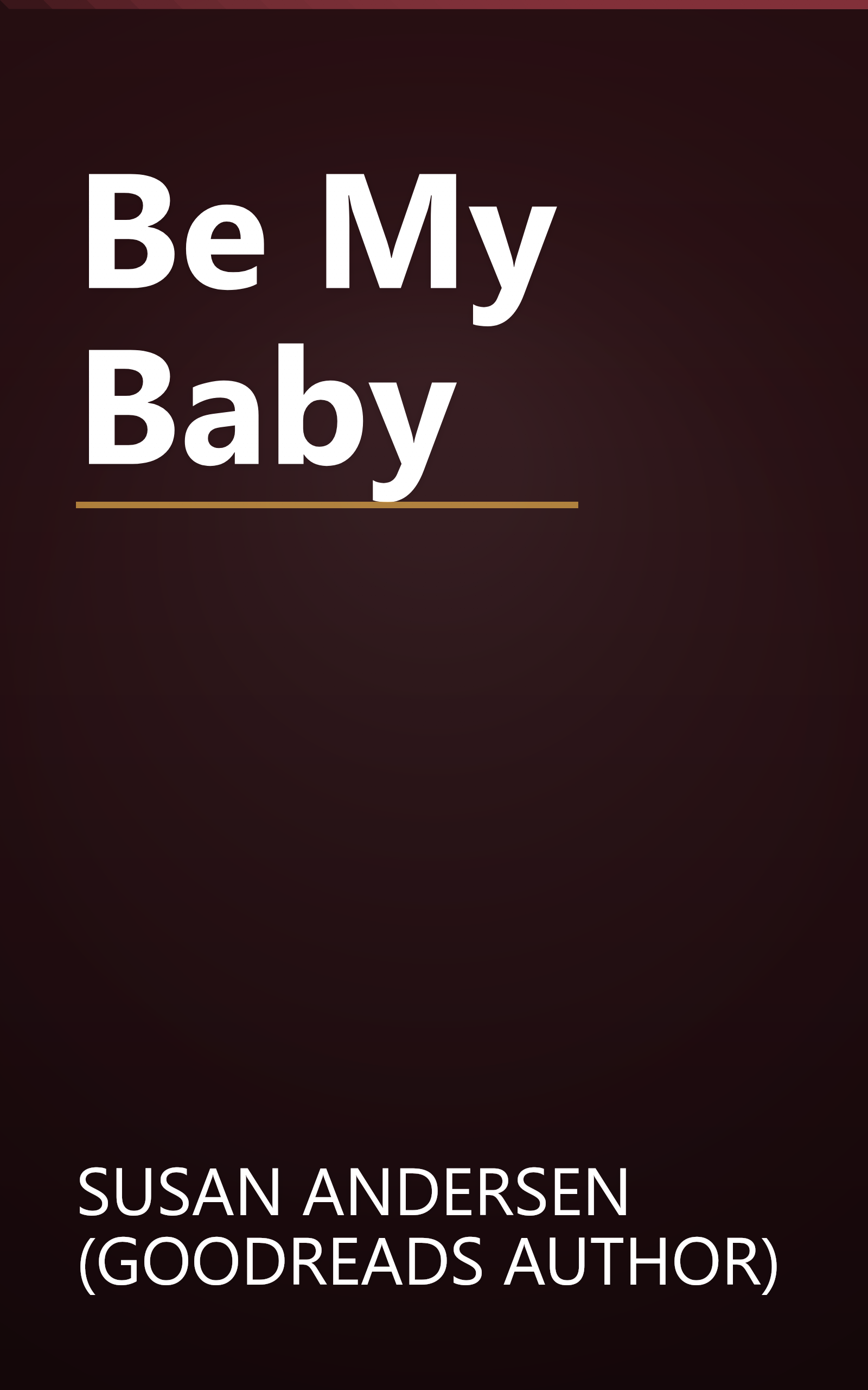 Be My Baby book cover