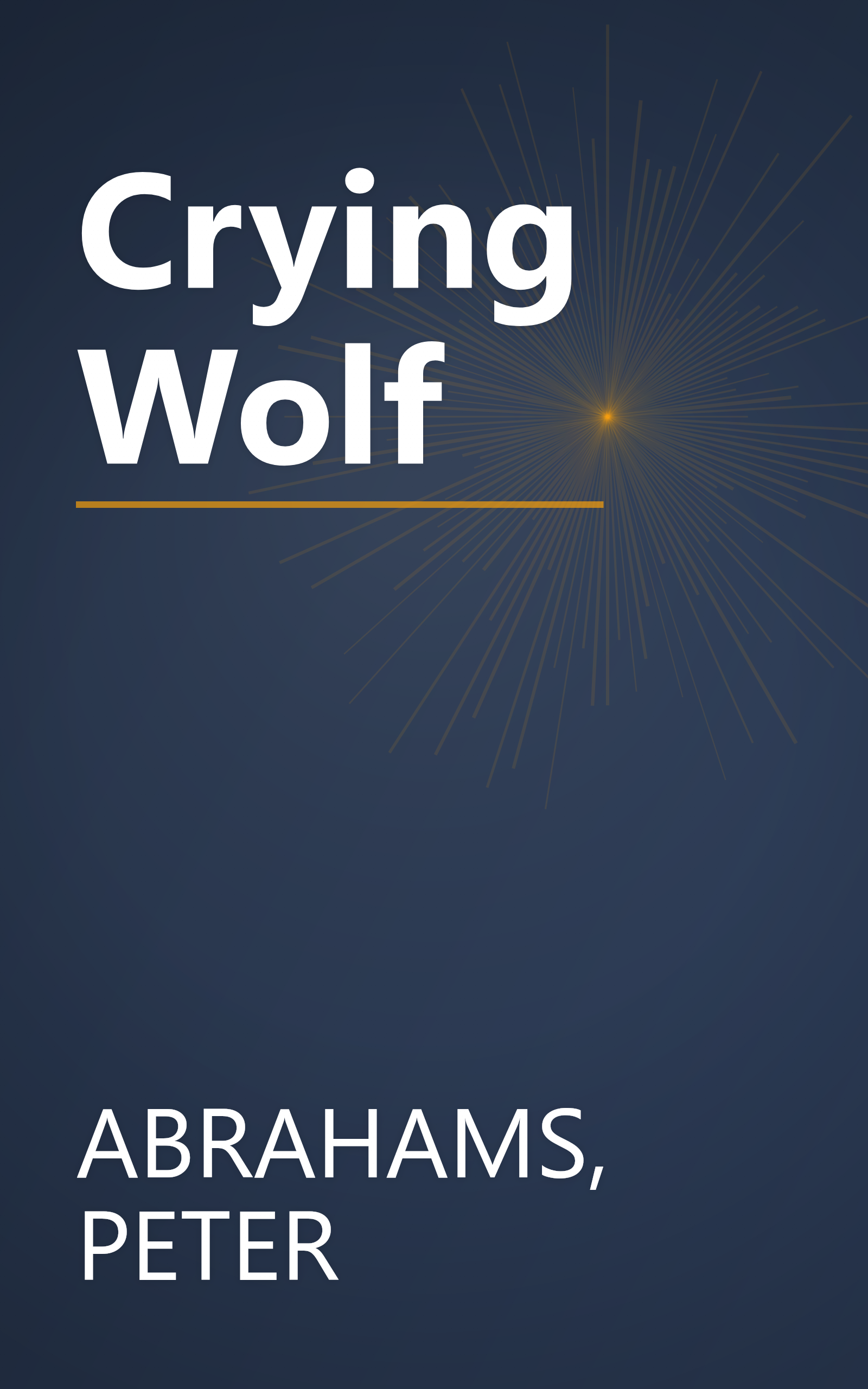 Crying Wolf book cover
