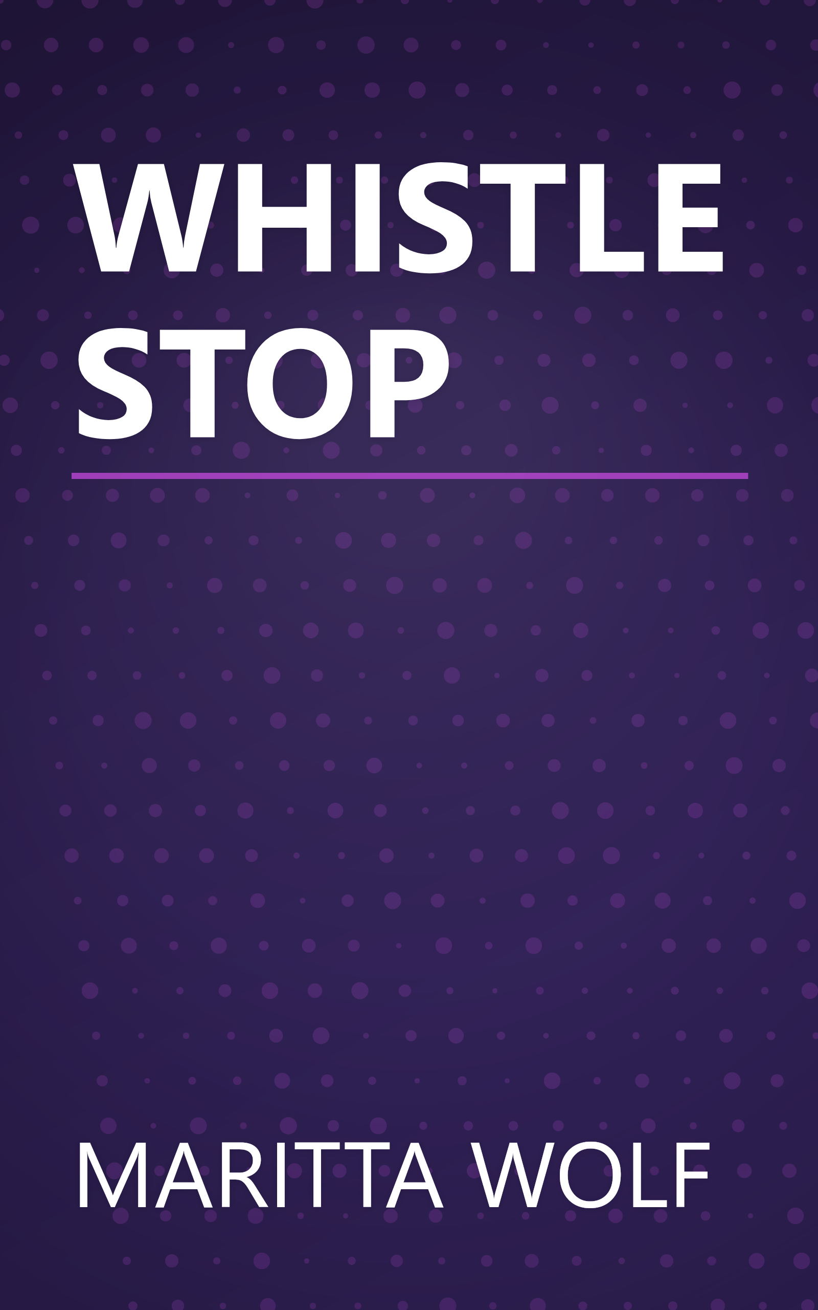 WHISTLE STOP book cover