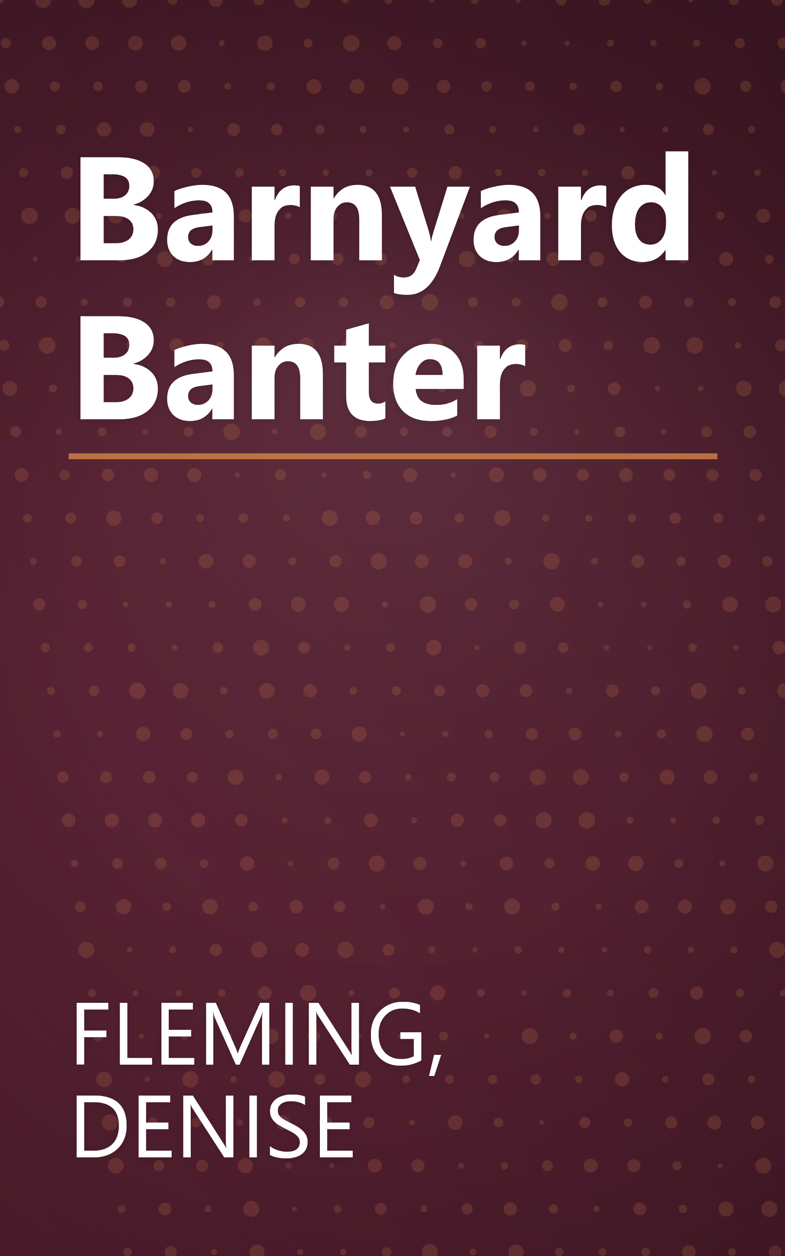 Barnyard Banter book cover