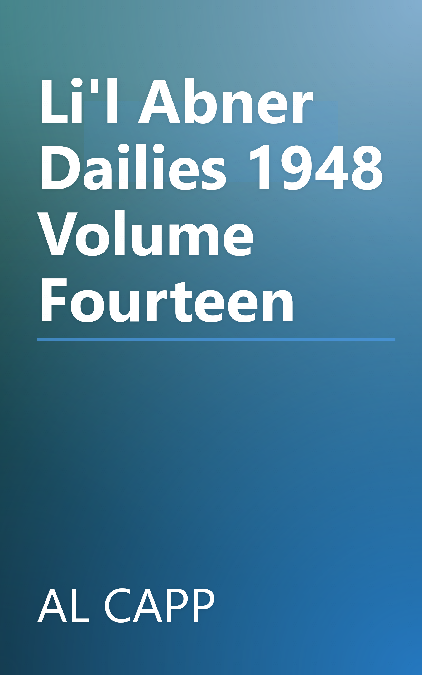 Li'l Abner Dailies 1948 Volume Fourteen book cover