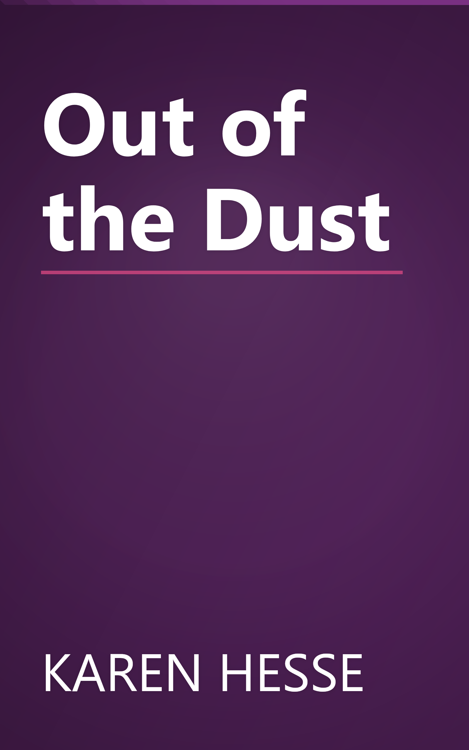 Out of the Dust book cover