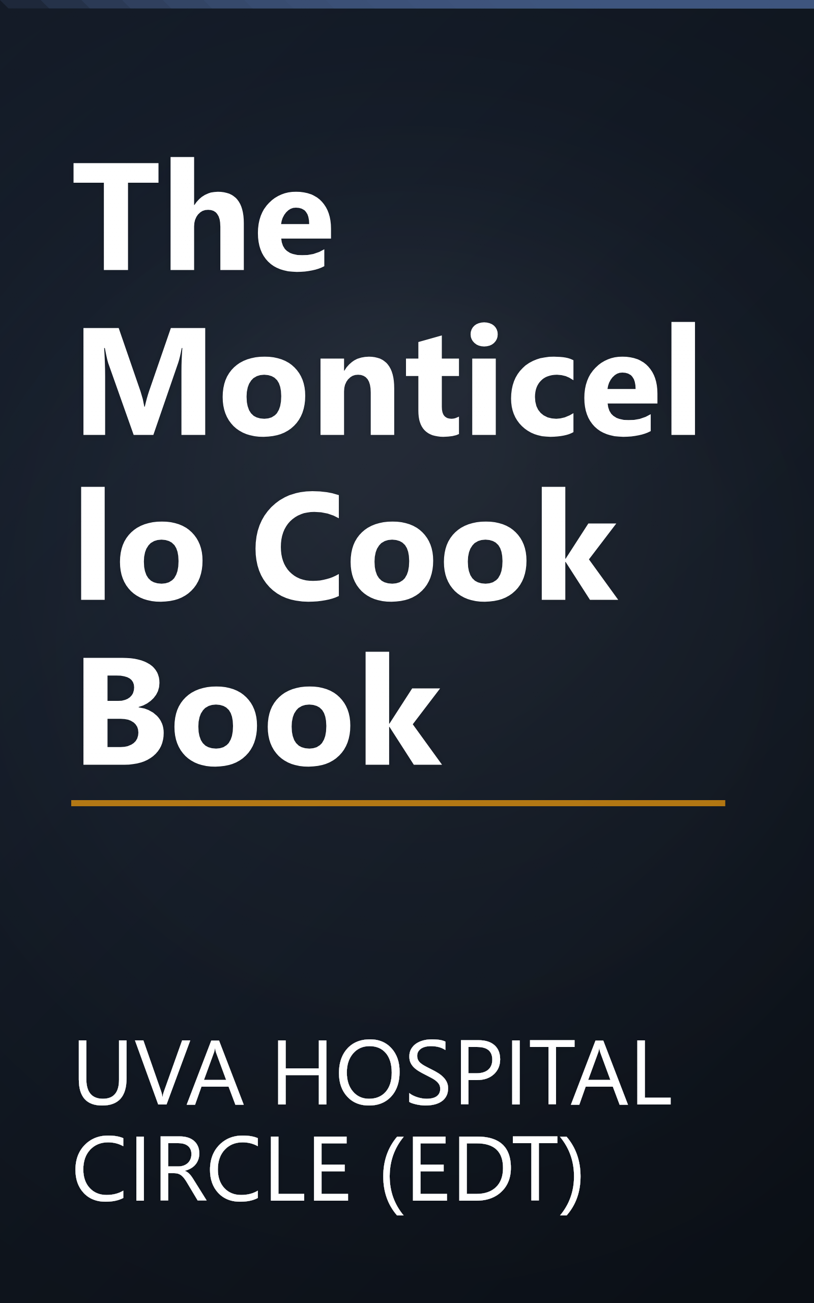 The Monticello Cook Book book cover