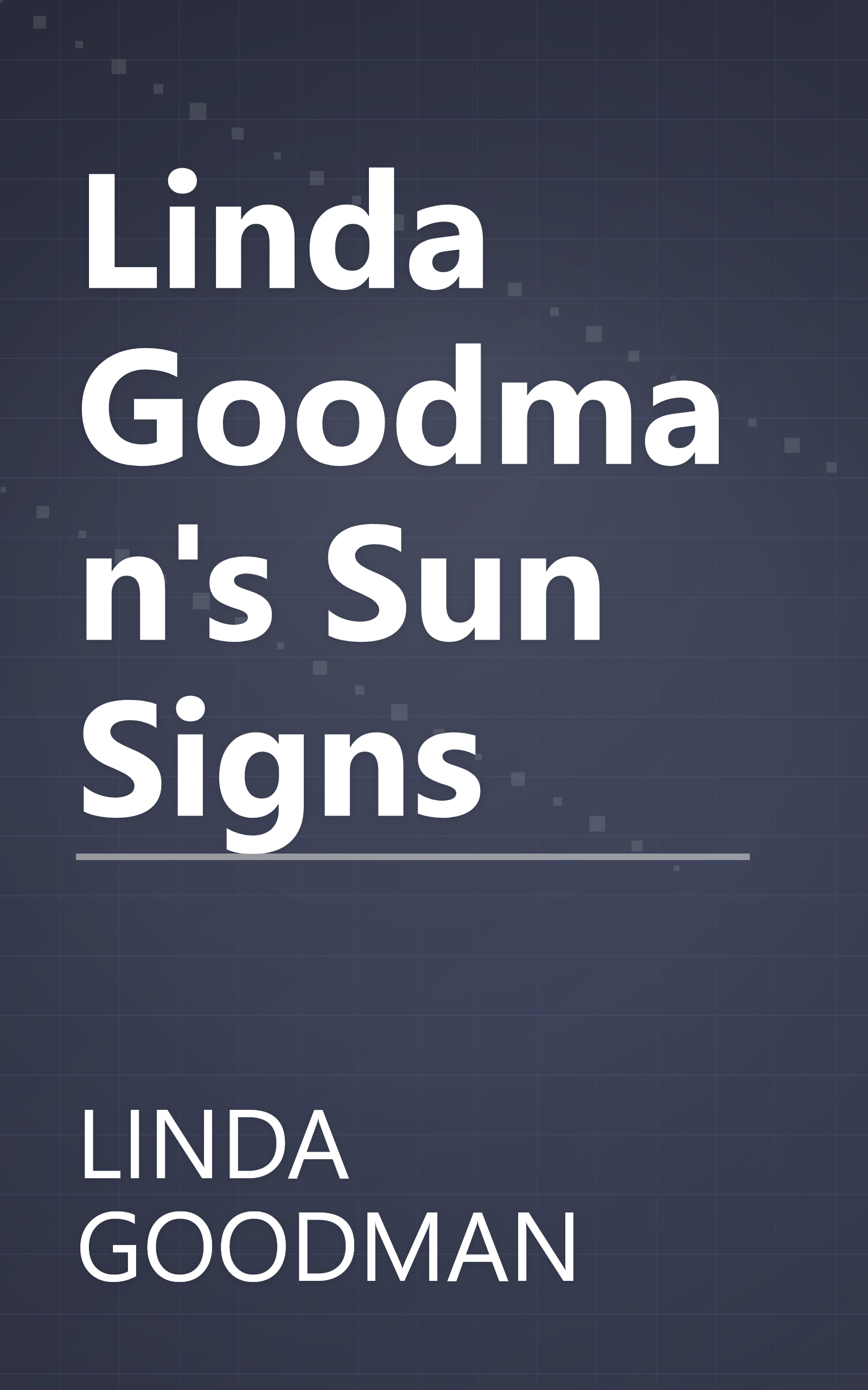 Linda Goodman's Sun Signs book cover