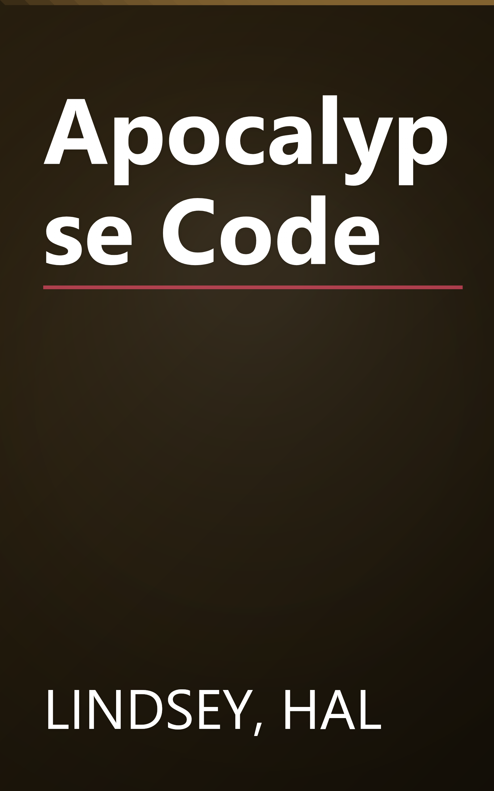 Apocalypse Code book cover