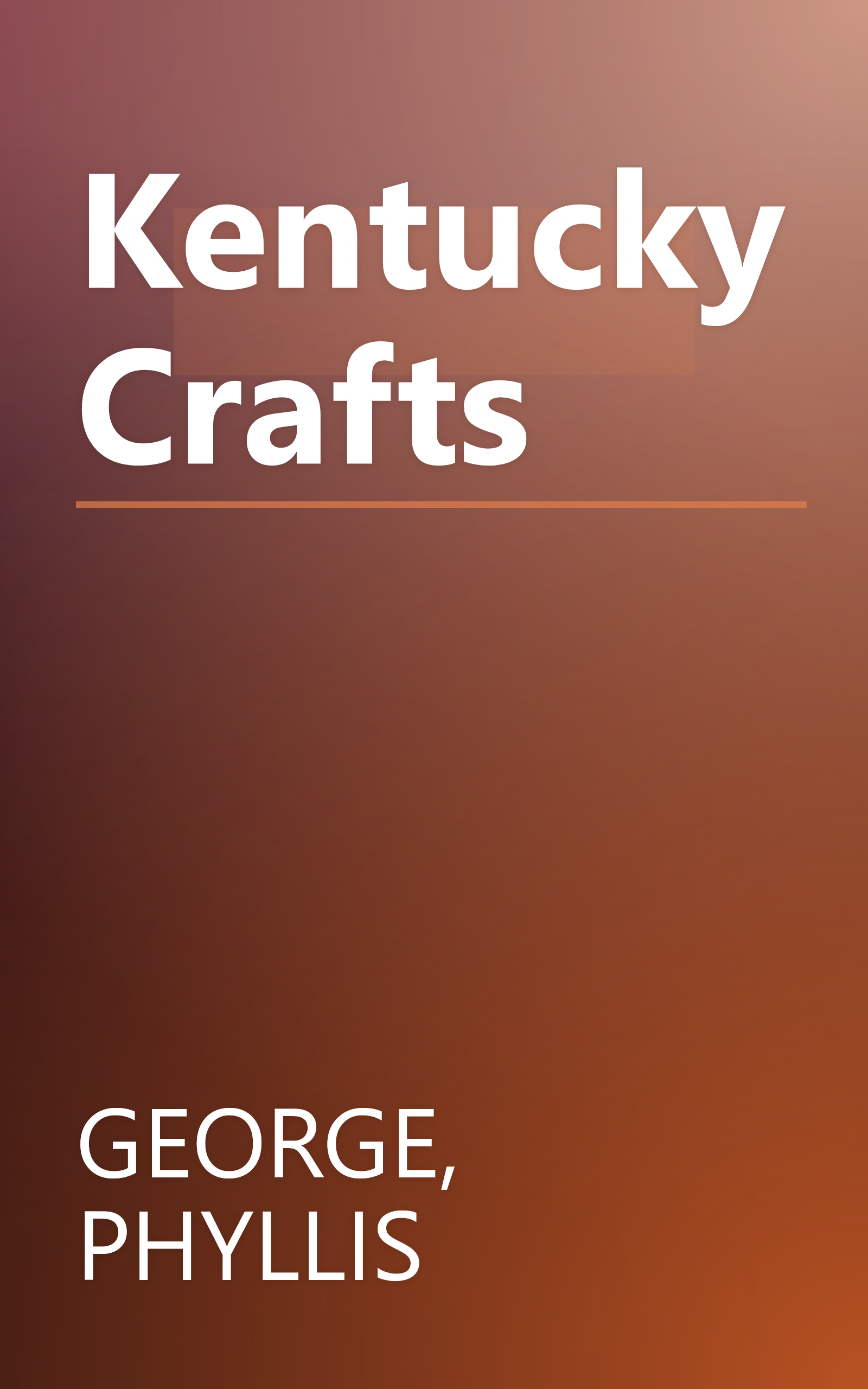 Kentucky Crafts book cover