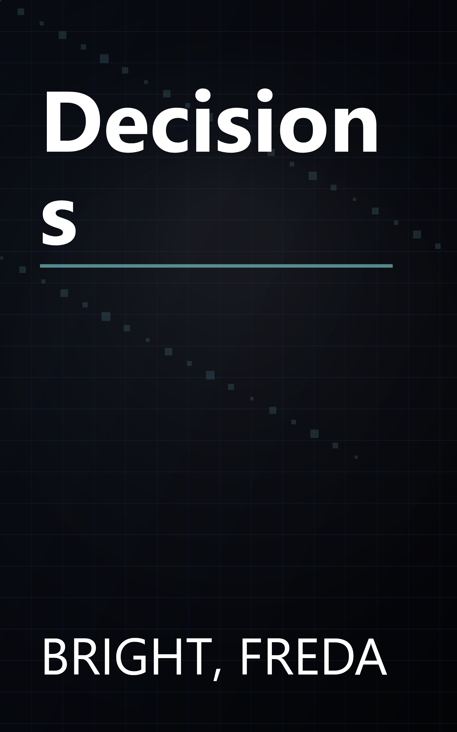 Decisions book cover