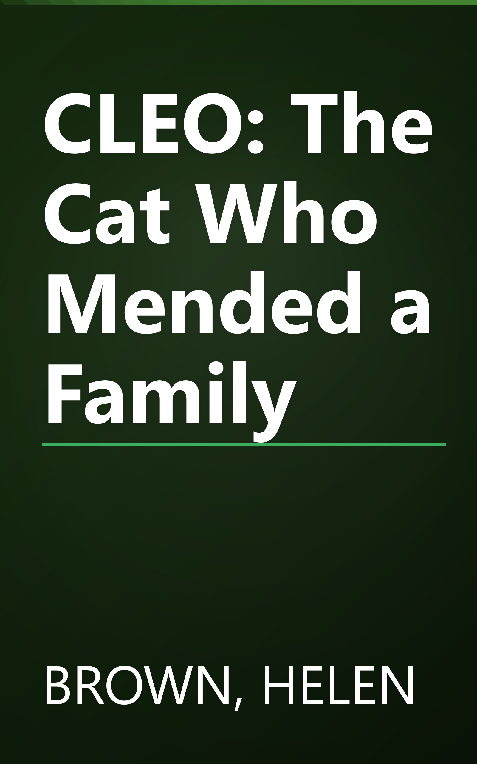 CLEO: The Cat Who Mended a Family book cover