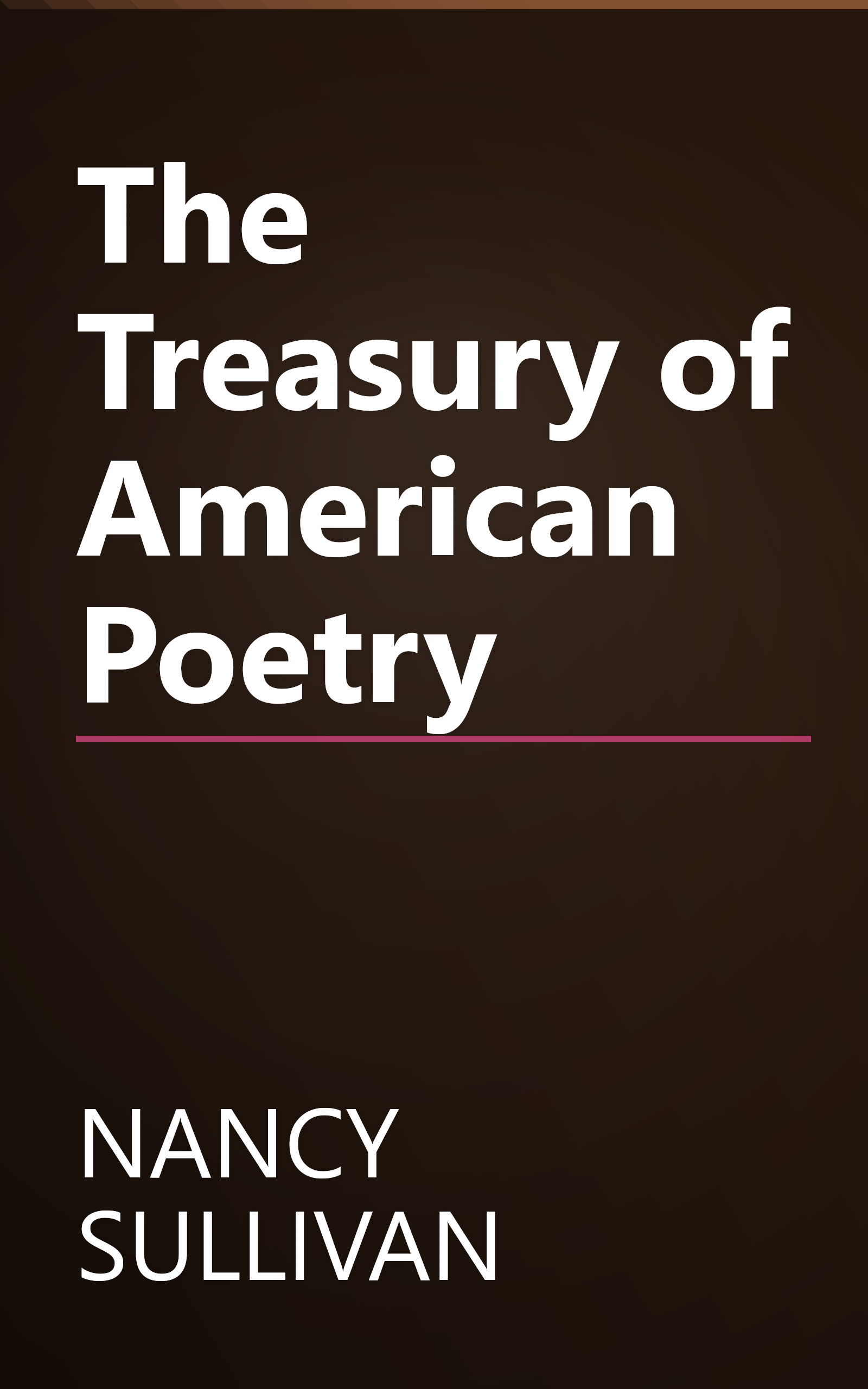 The Treasury of American Poetry book cover