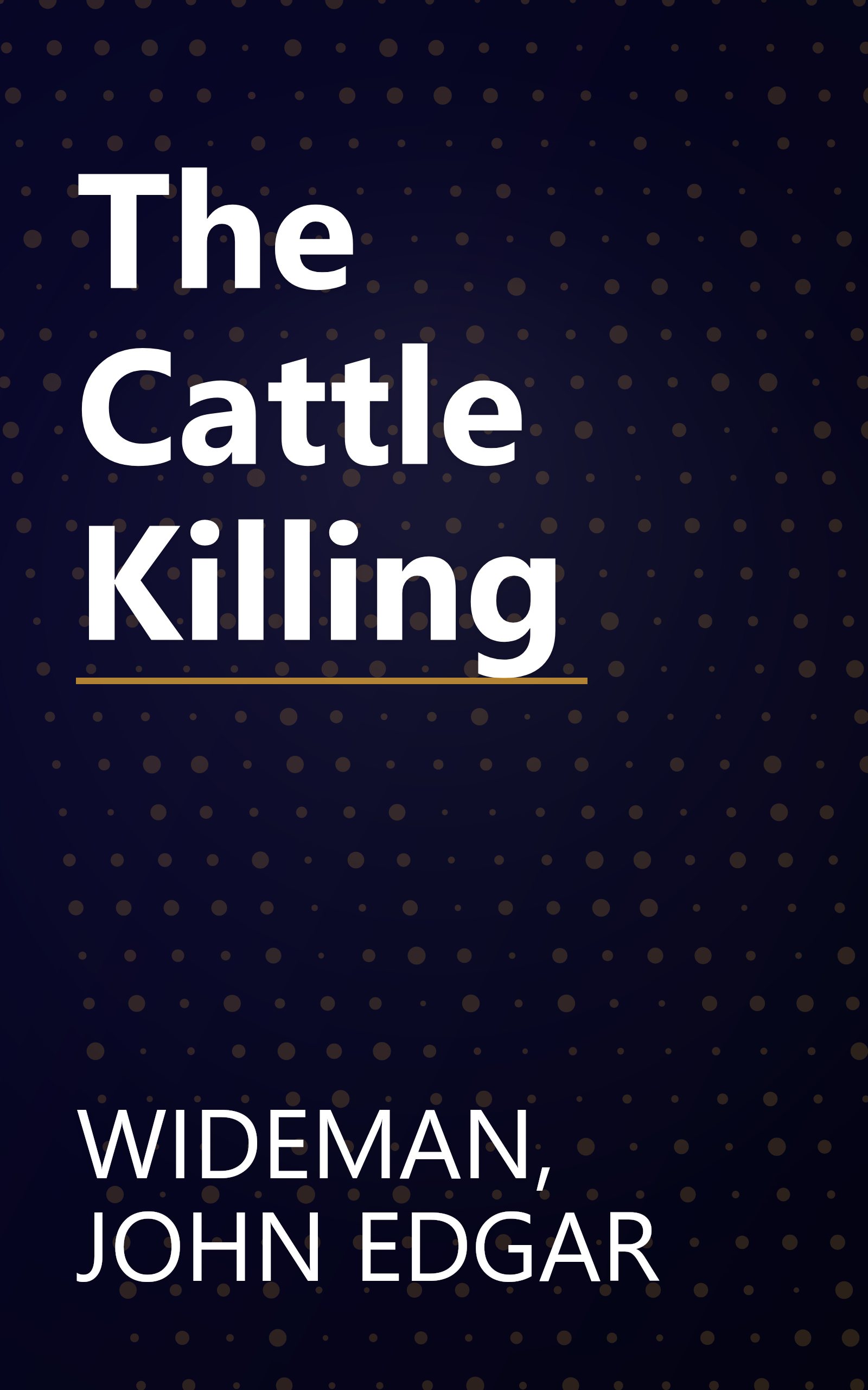 The Cattle Killing book cover