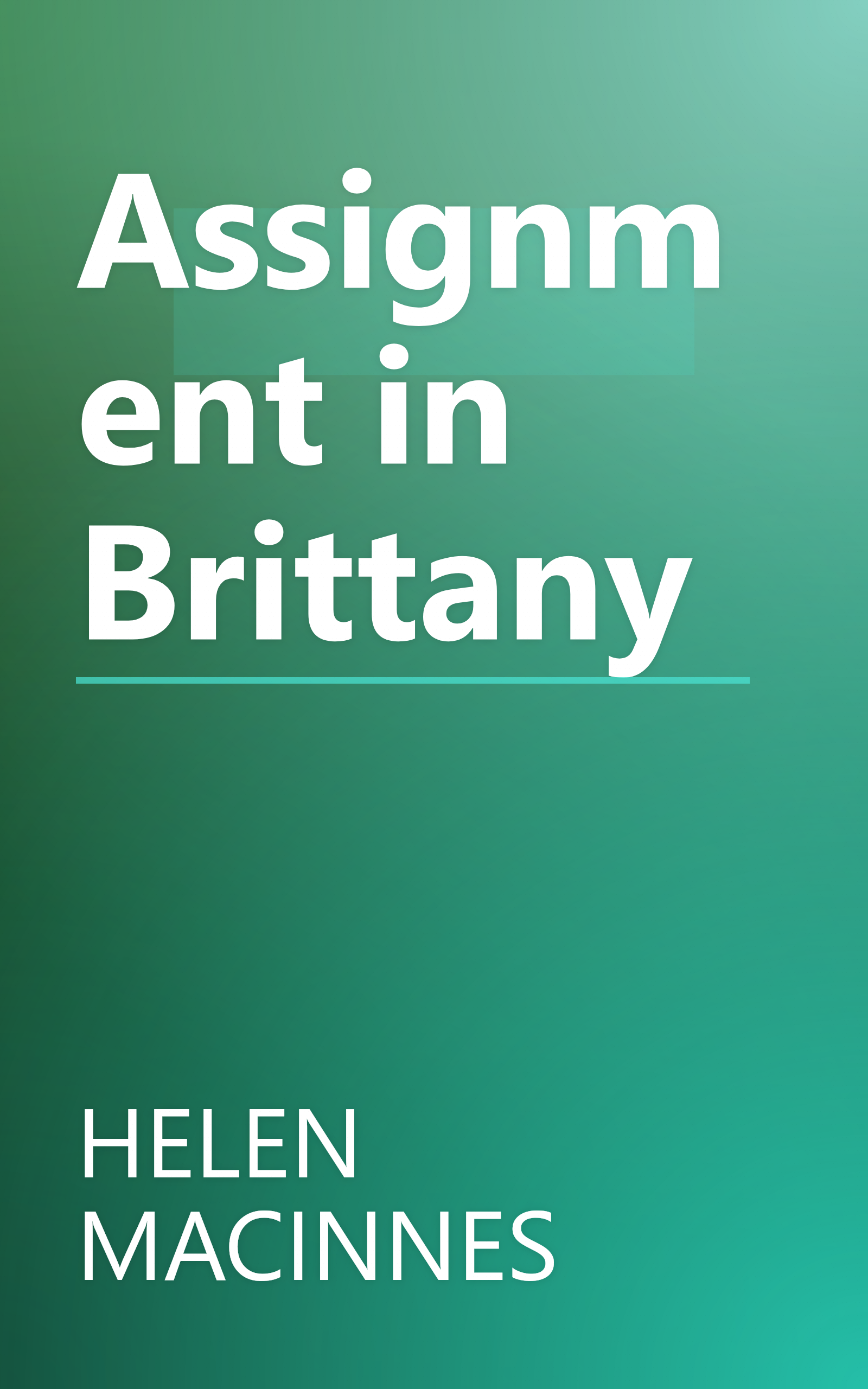 Assignment in Brittany book cover