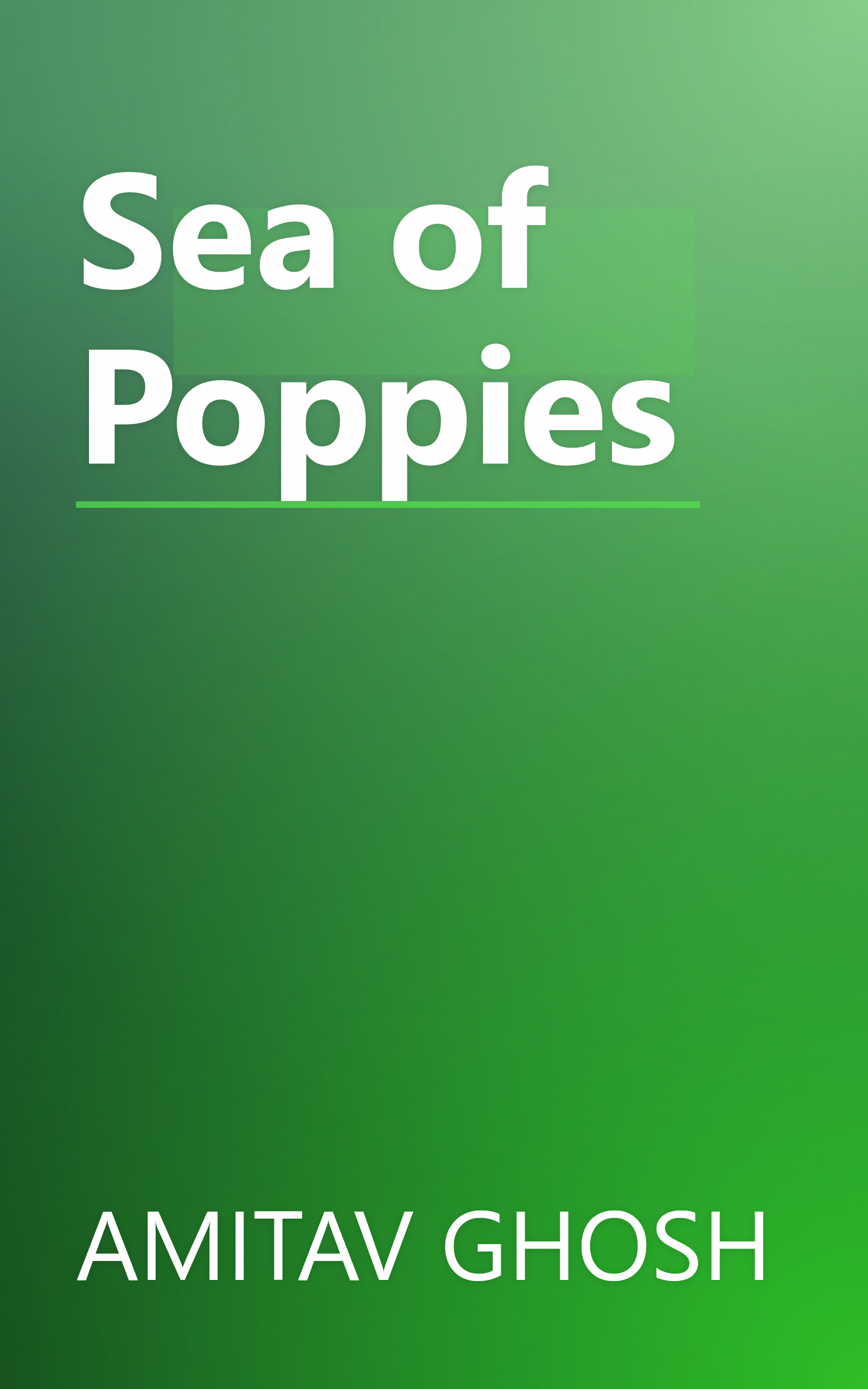 Sea of Poppies book cover