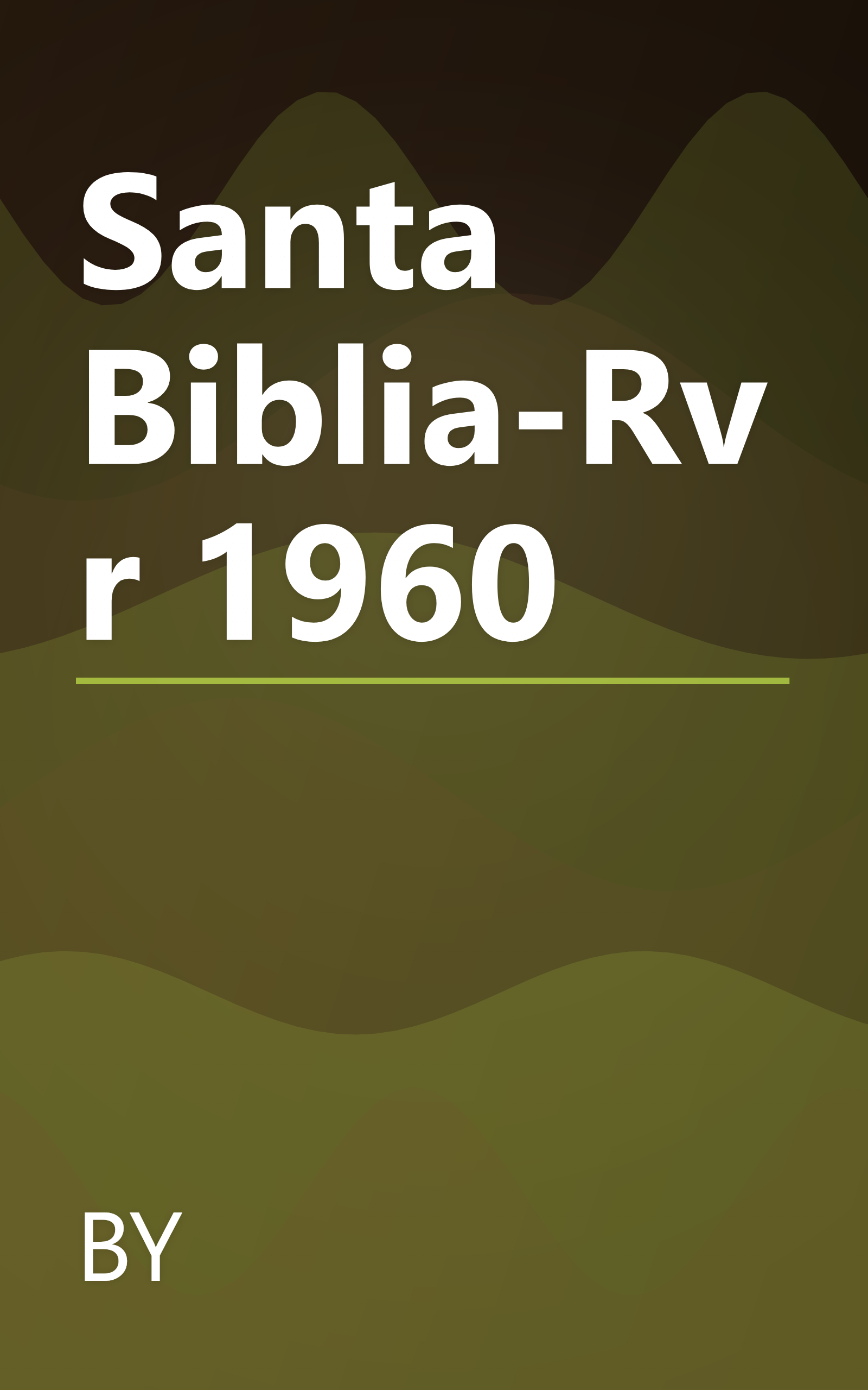 Santa Biblia-Rvr 1960 book cover