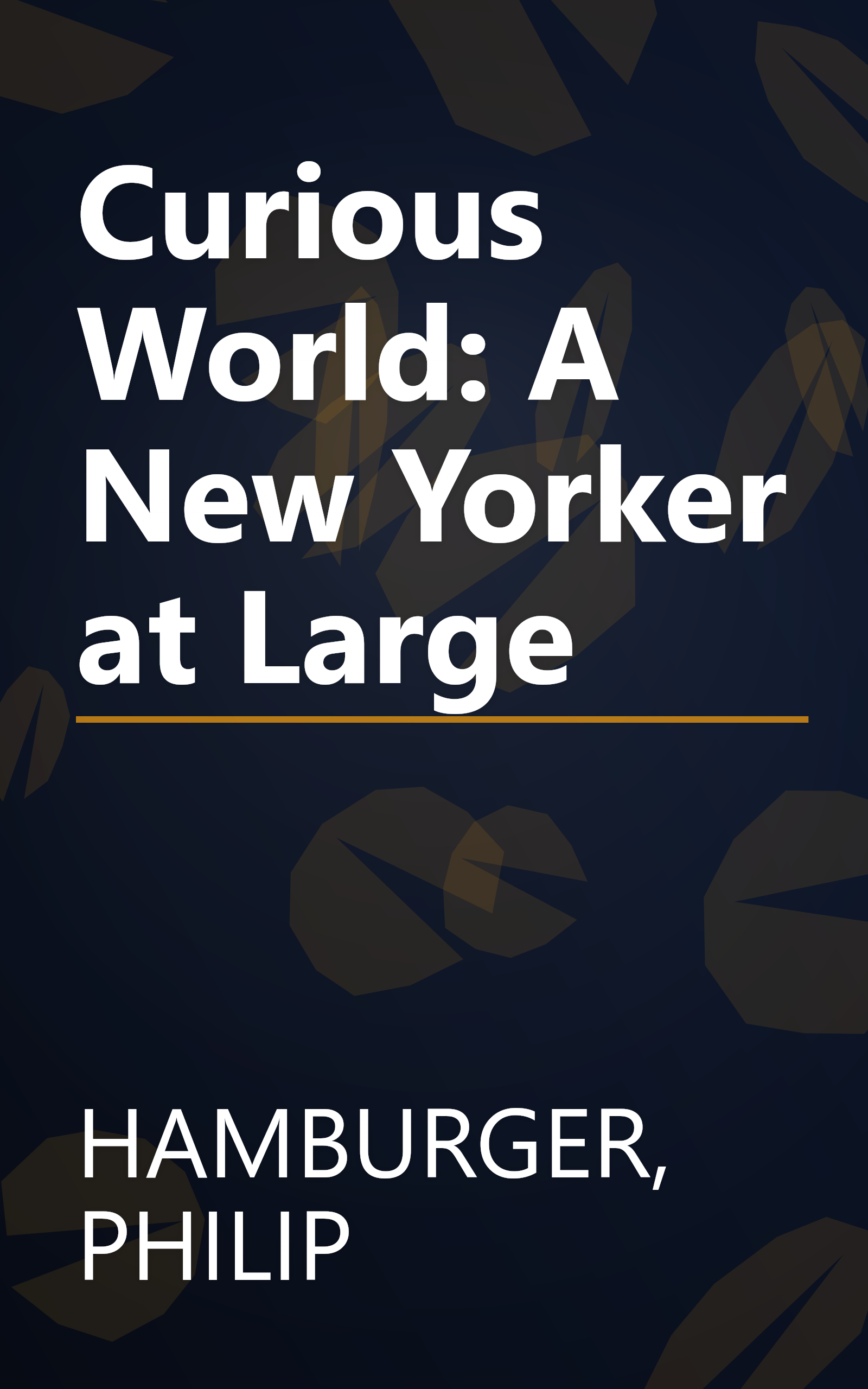Curious World: A New Yorker at Large book cover