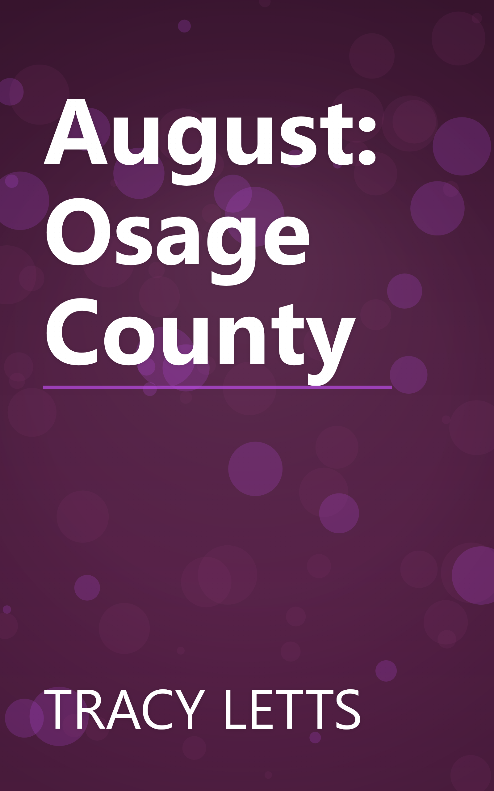 August: Osage County book cover