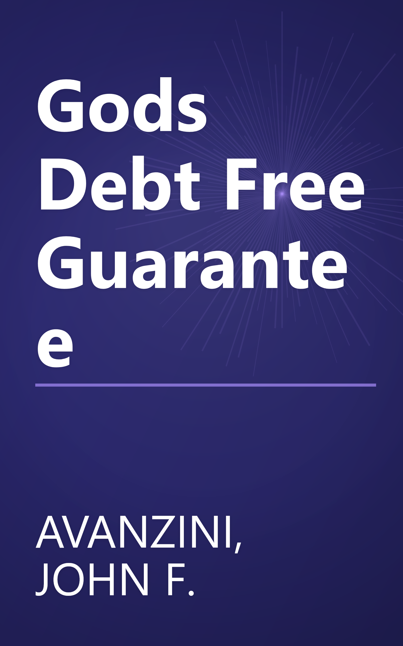 Gods Debt Free Guarantee book cover