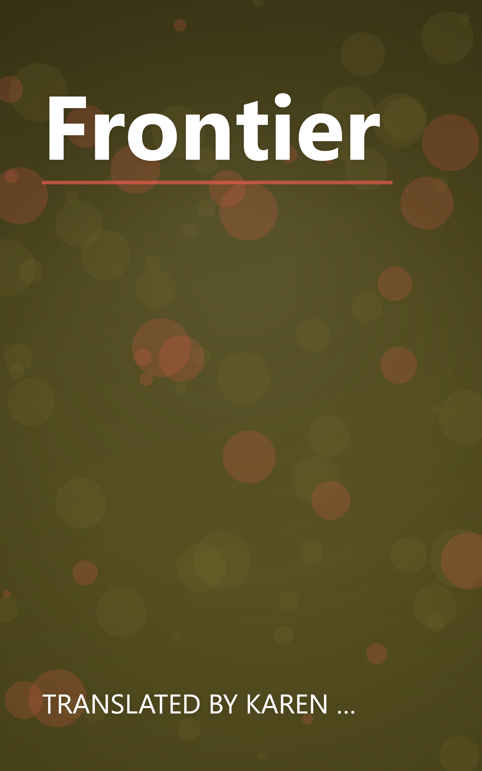 Frontier book cover