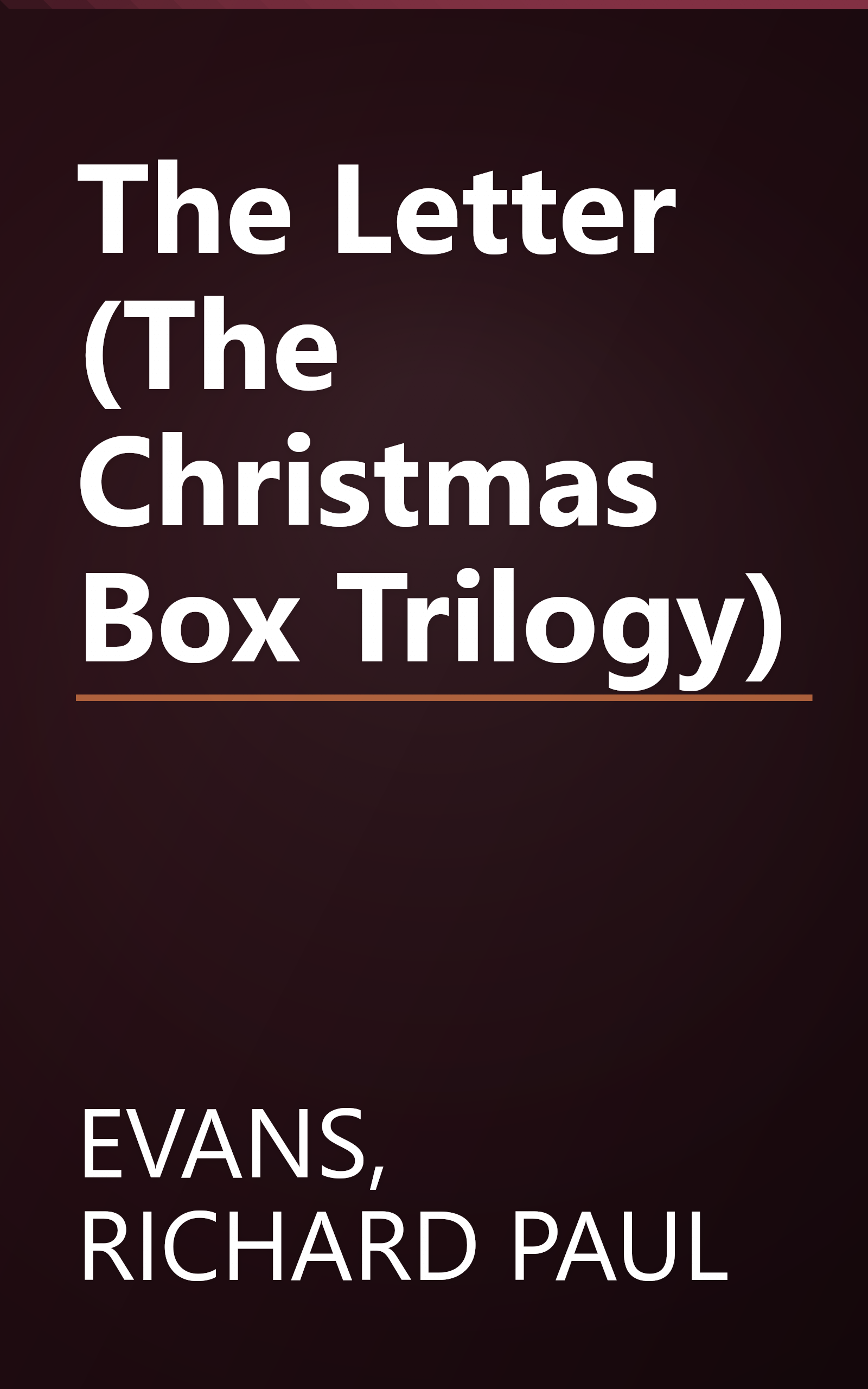The Letter (The Christmas Box Trilogy) book cover