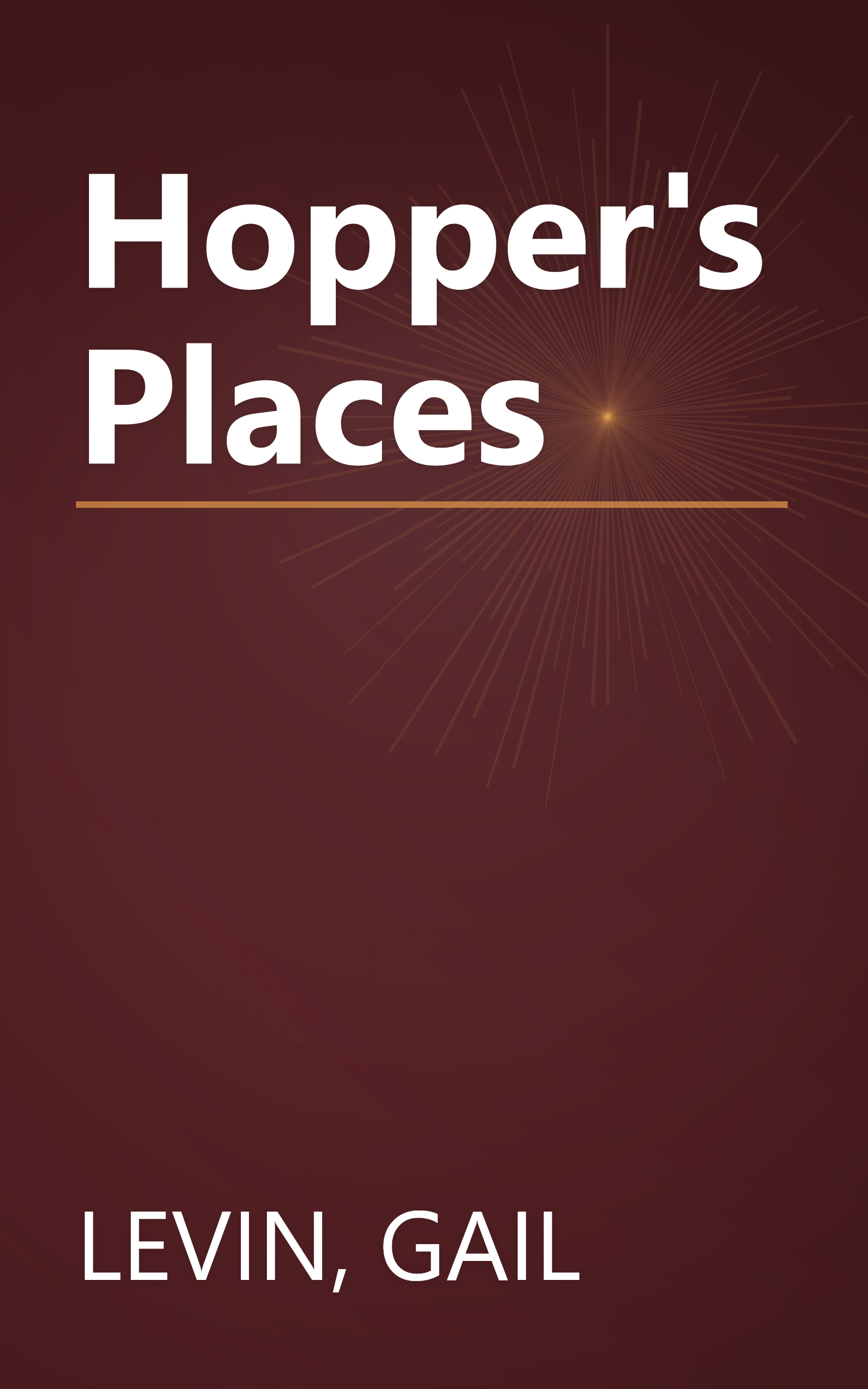 Hopper's Places book cover