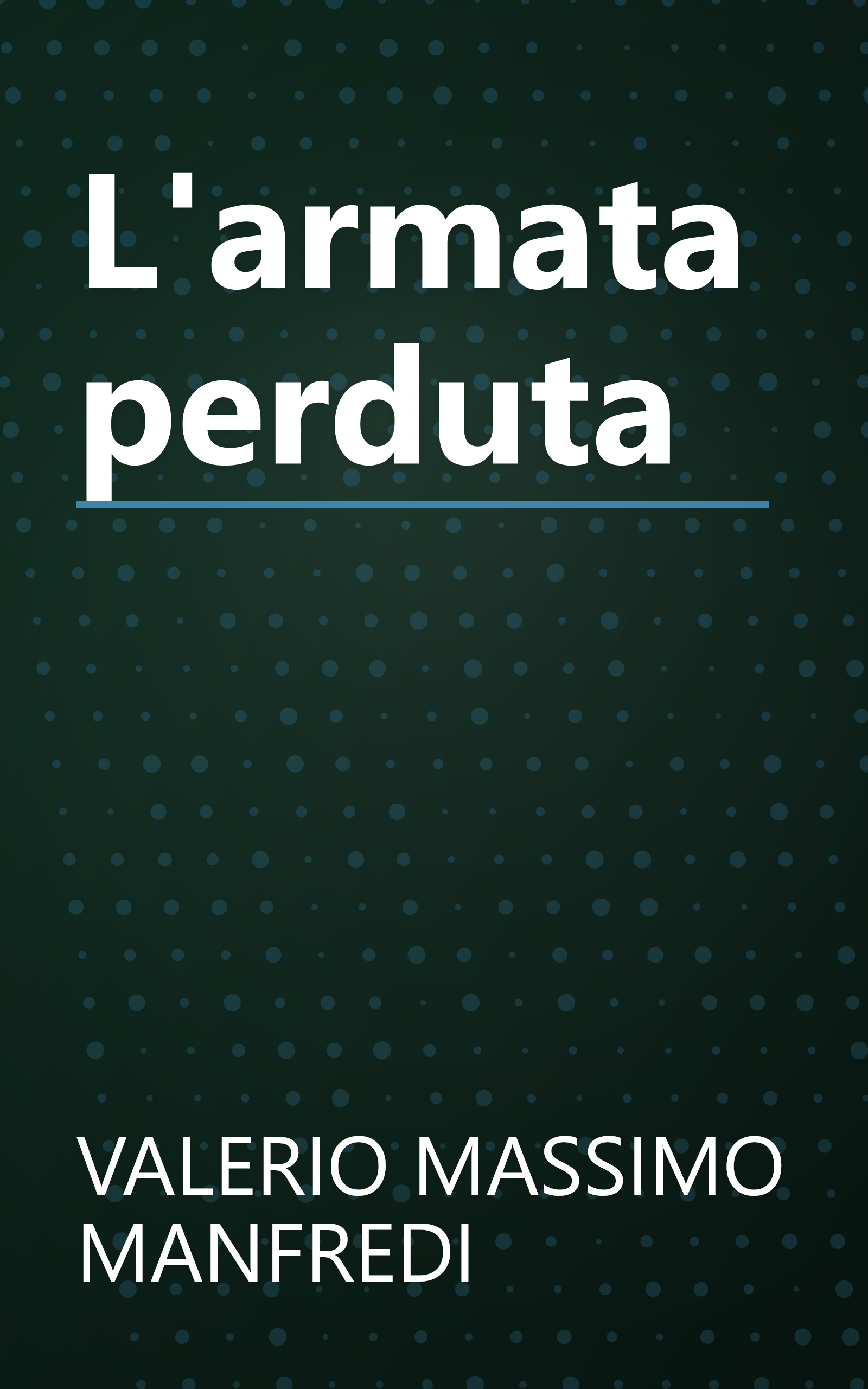 L'armata perduta book cover