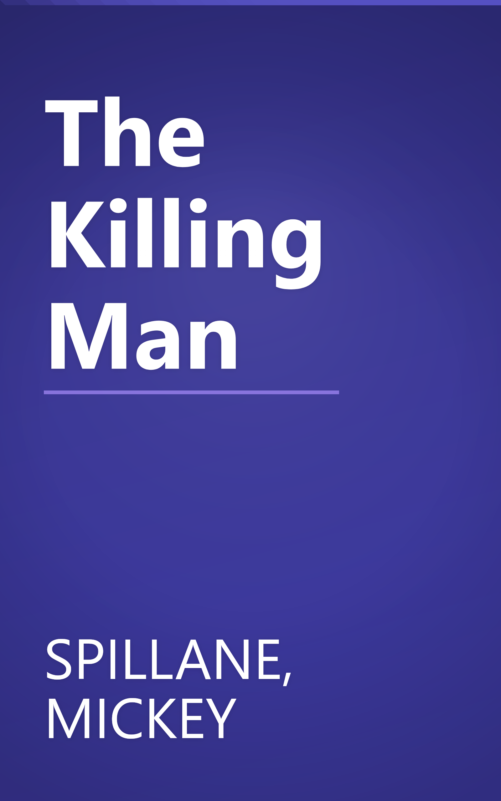 The Killing Man book cover