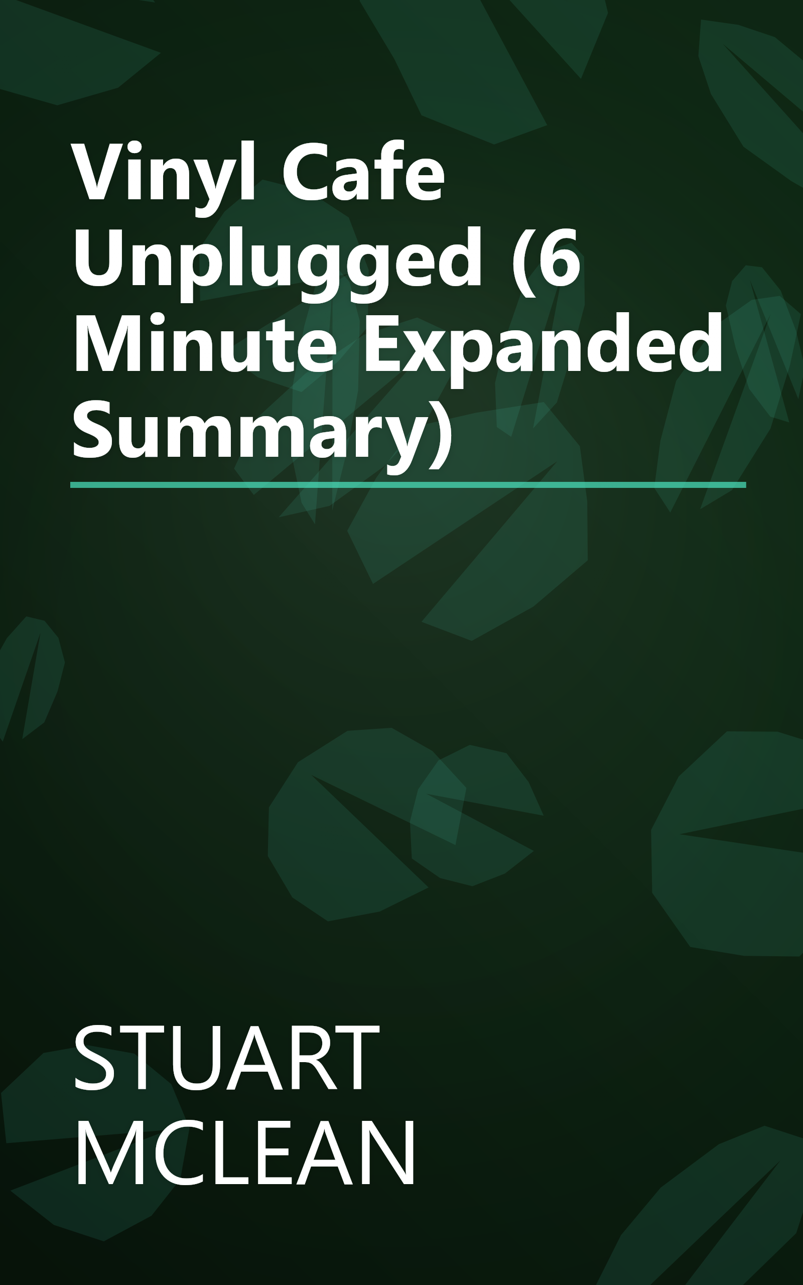 Vinyl Cafe Unplugged (6 Minute   Expanded Summary) book cover