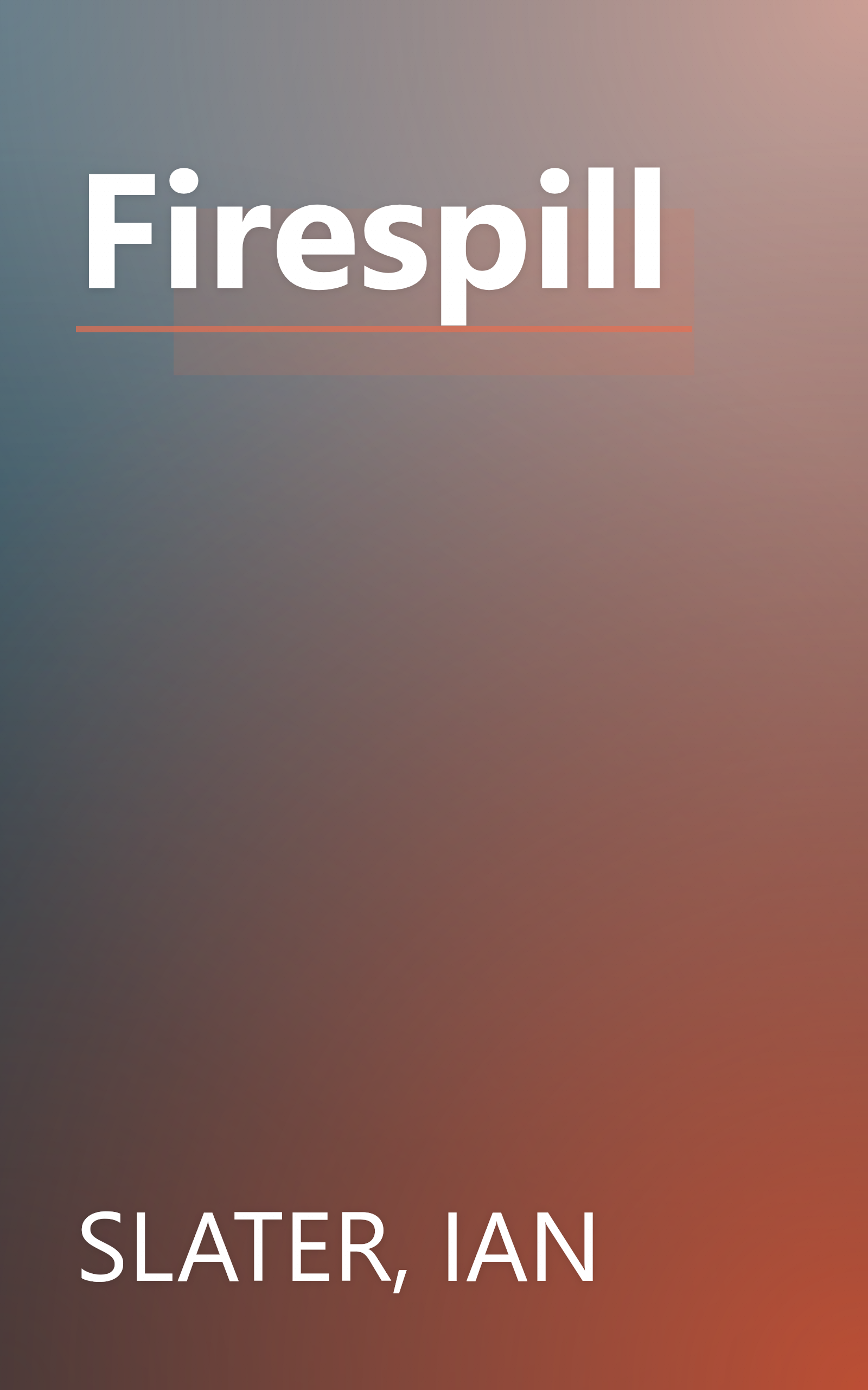 Firespill book cover