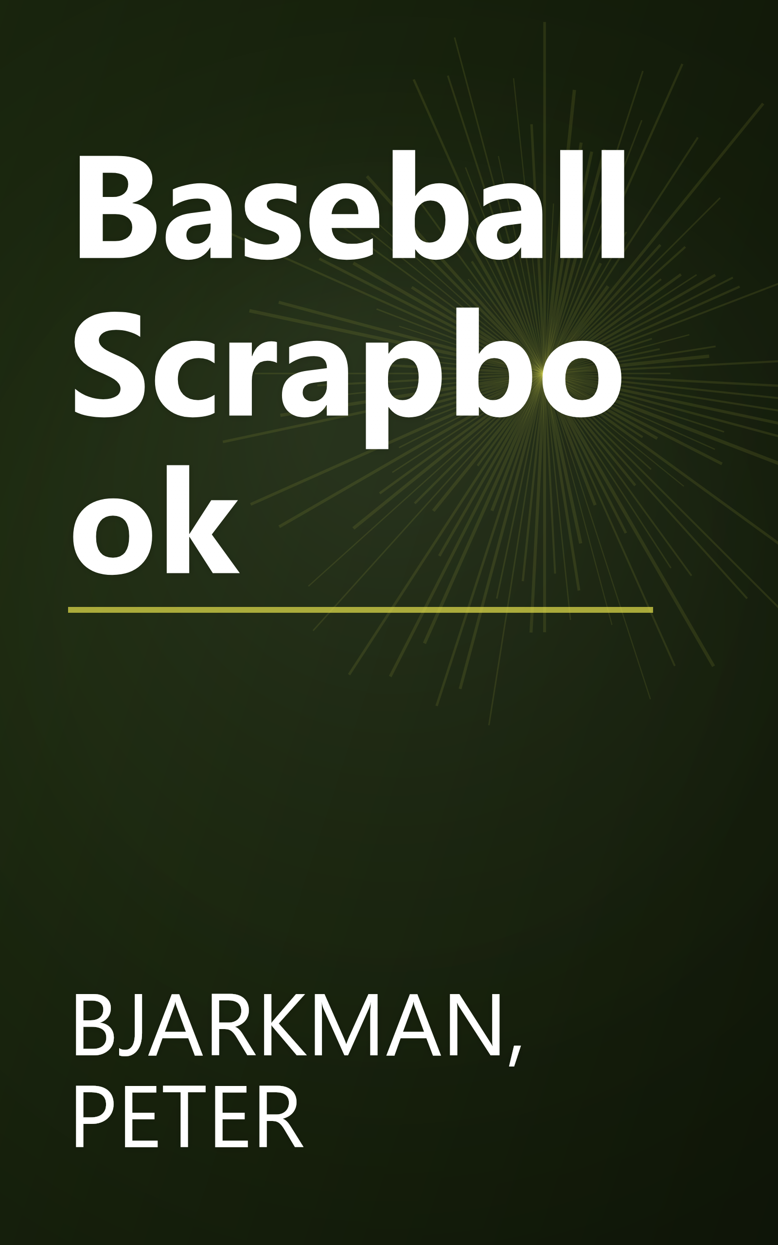 Baseball Scrapbook book cover