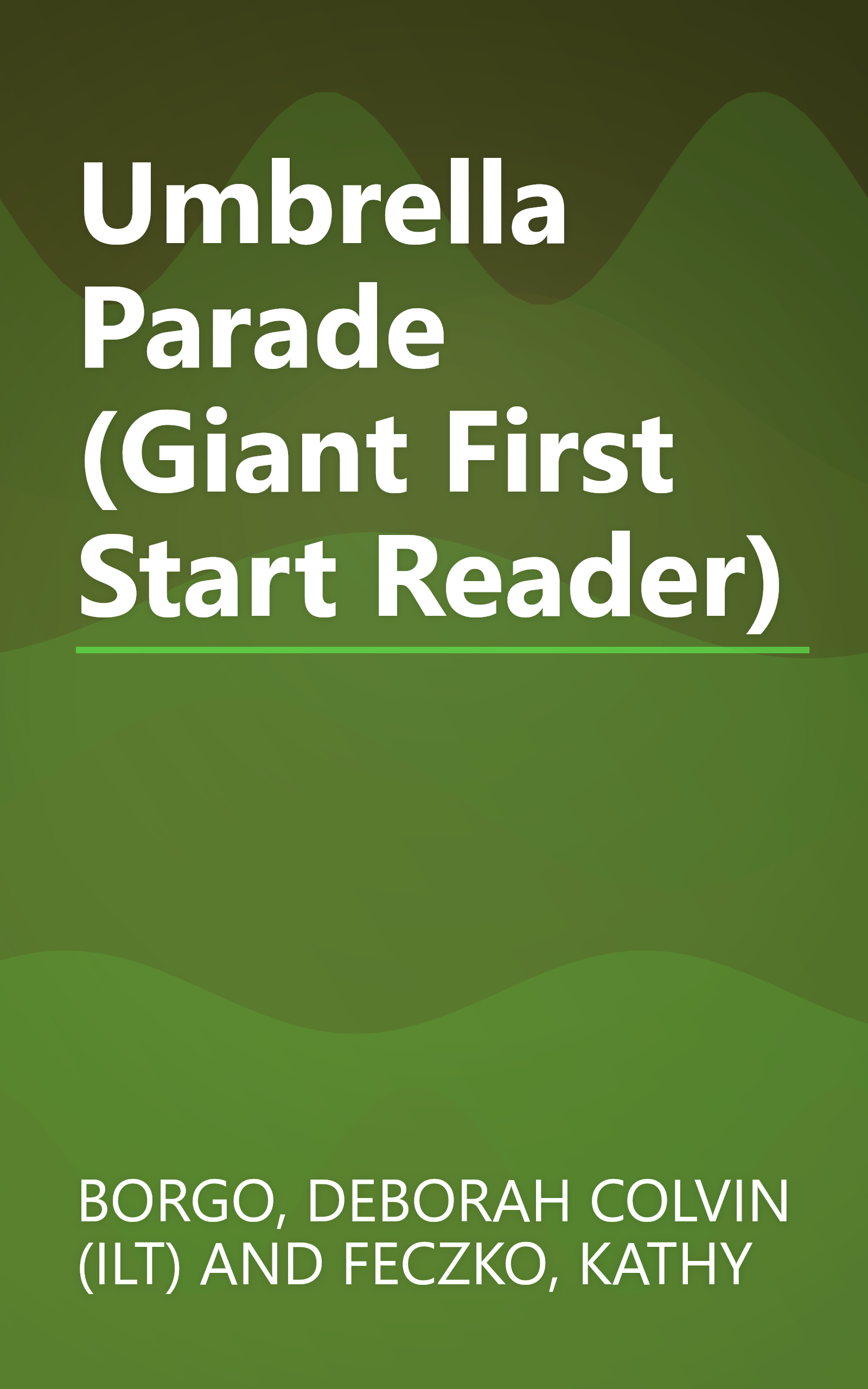 Umbrella Parade (Giant First Start Reader) book cover