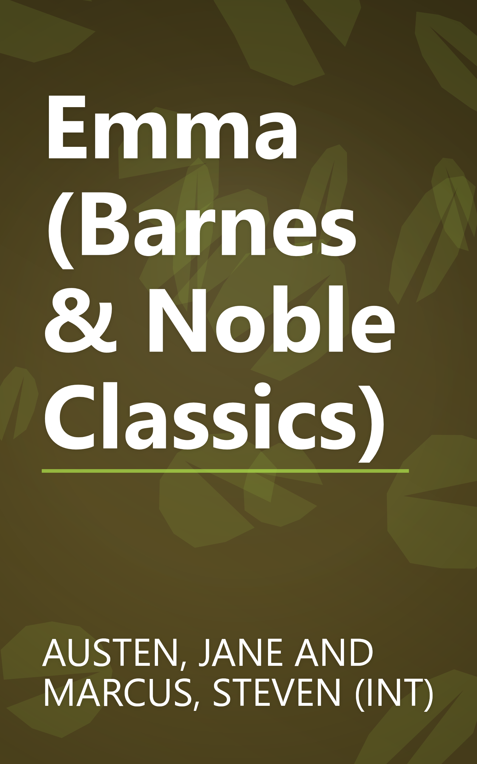 Emma (Barnes & Noble Classics) book cover