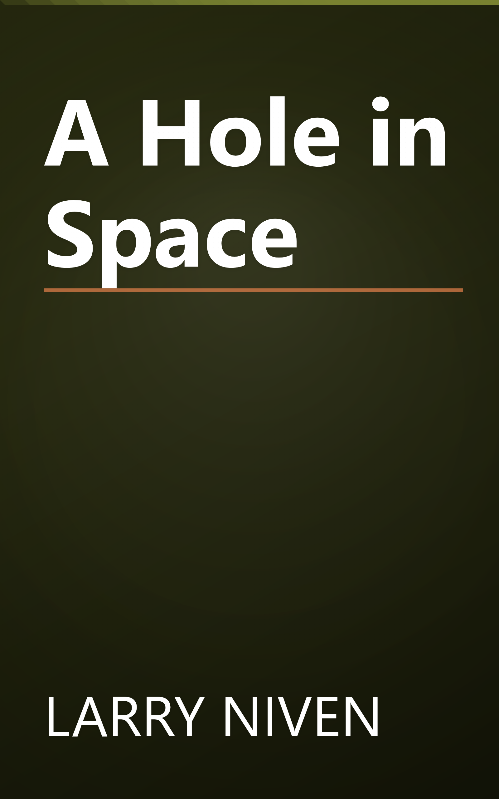 A Hole in Space book cover