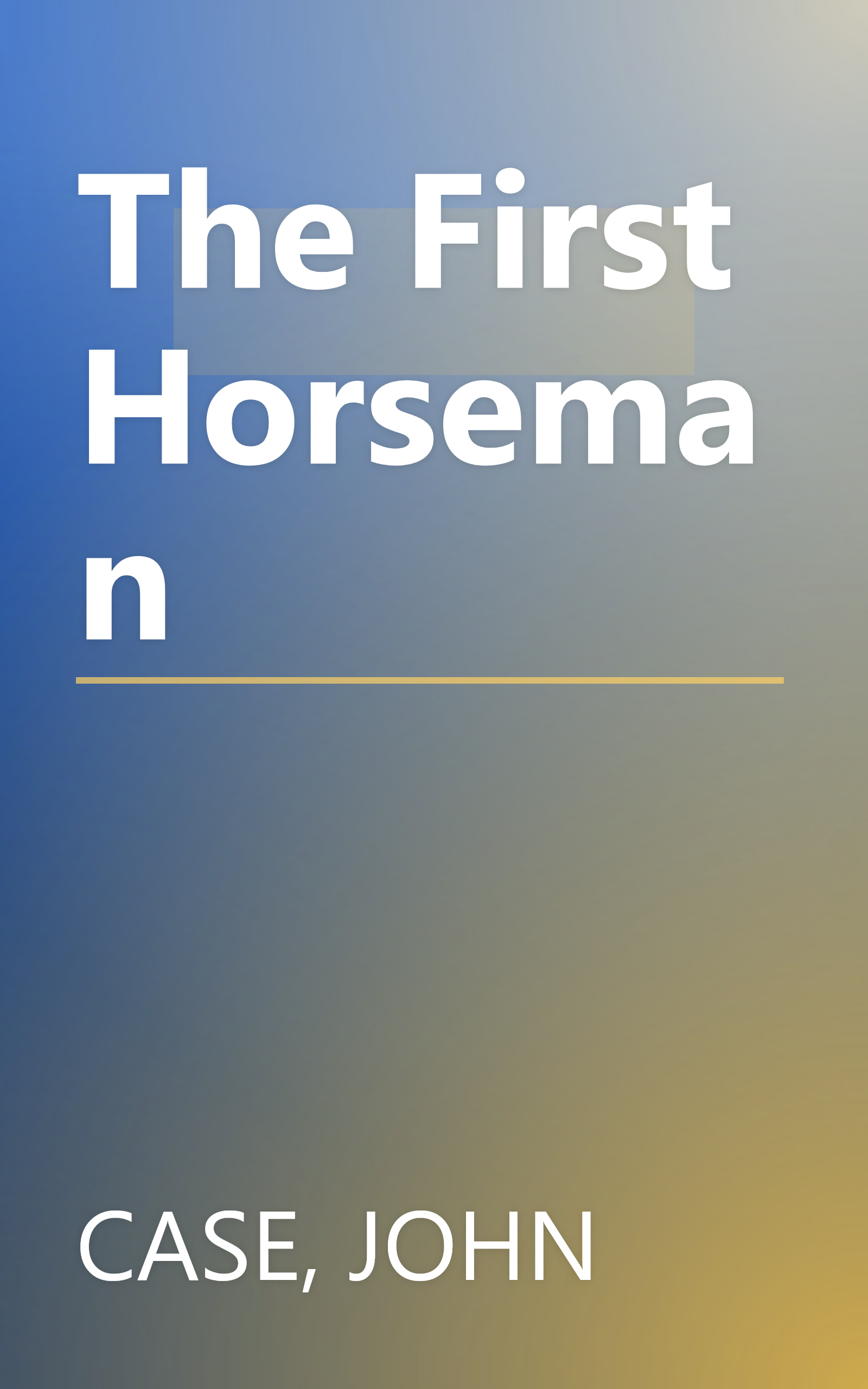 The First Horseman book cover