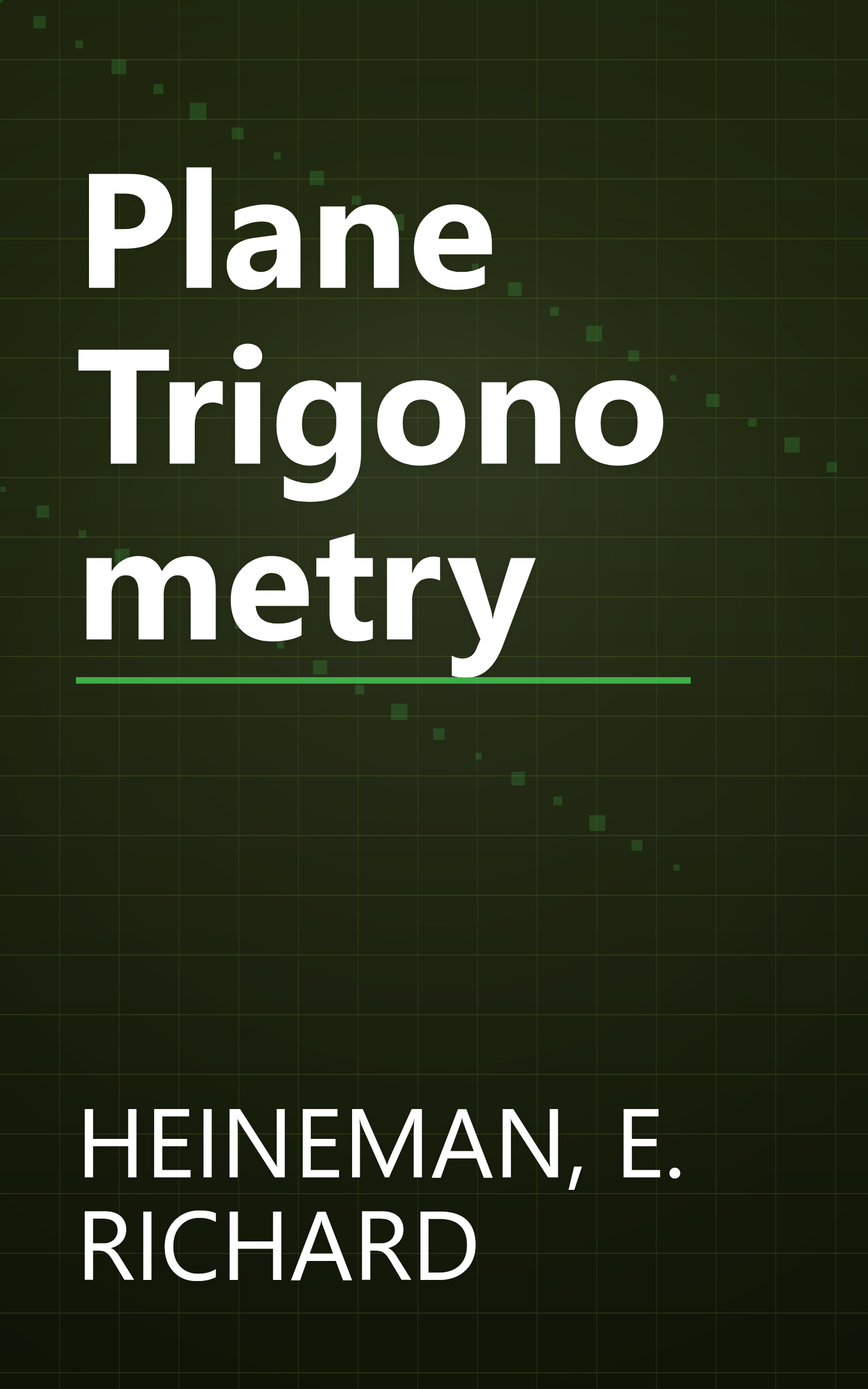 Plane Trigonometry book cover