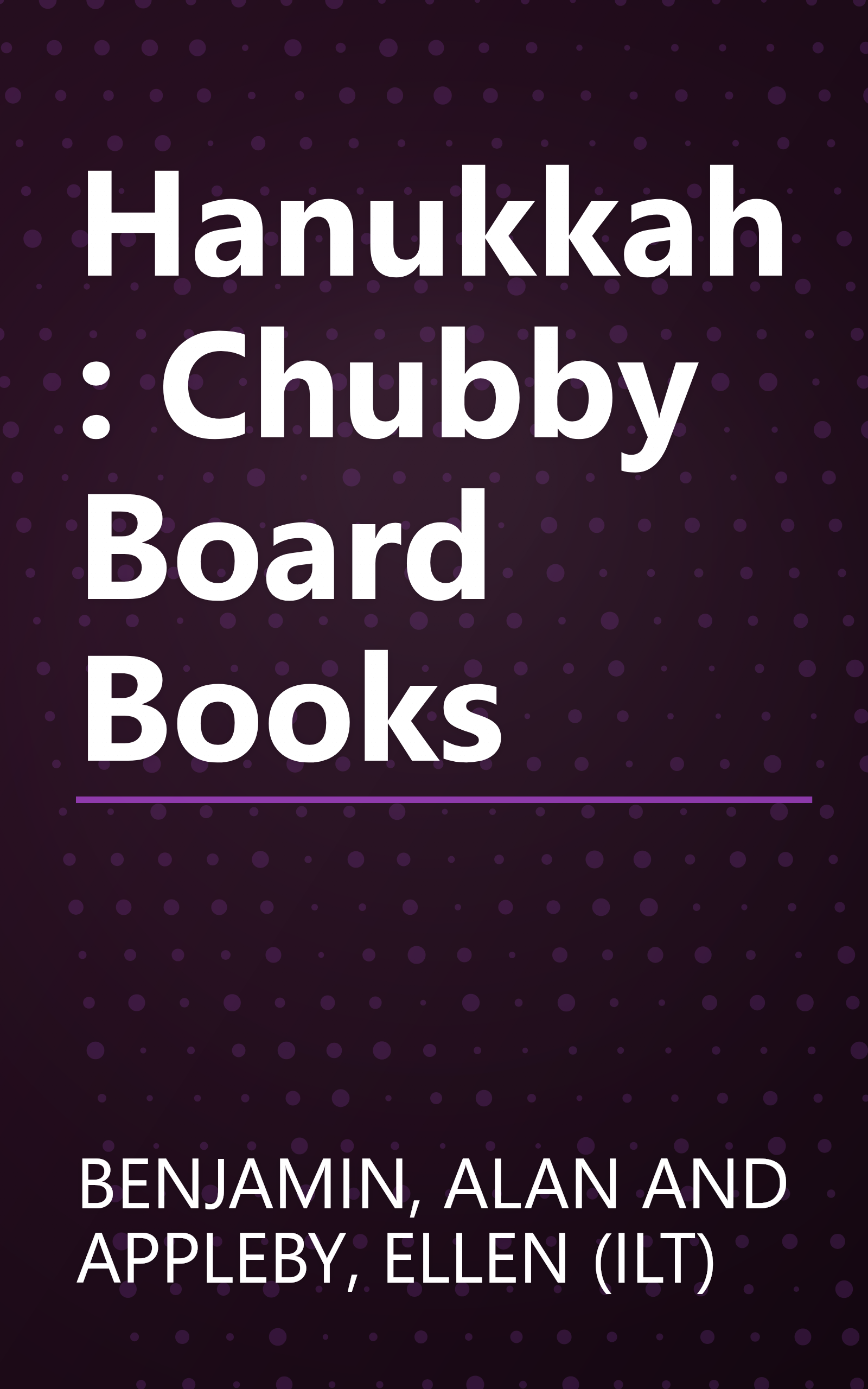 Hanukkah: Chubby Board Books book cover