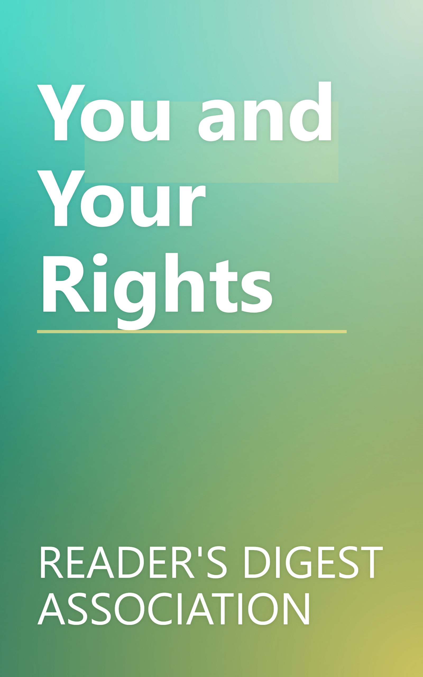 You and Your Rights book cover