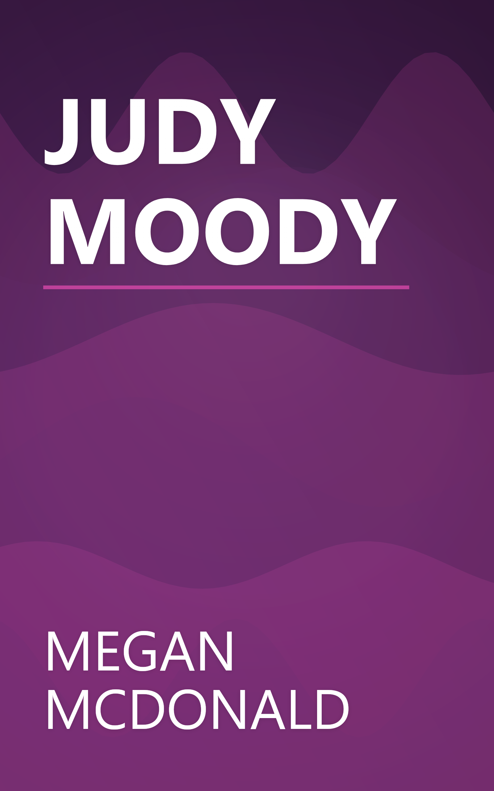 JUDY MOODY book cover