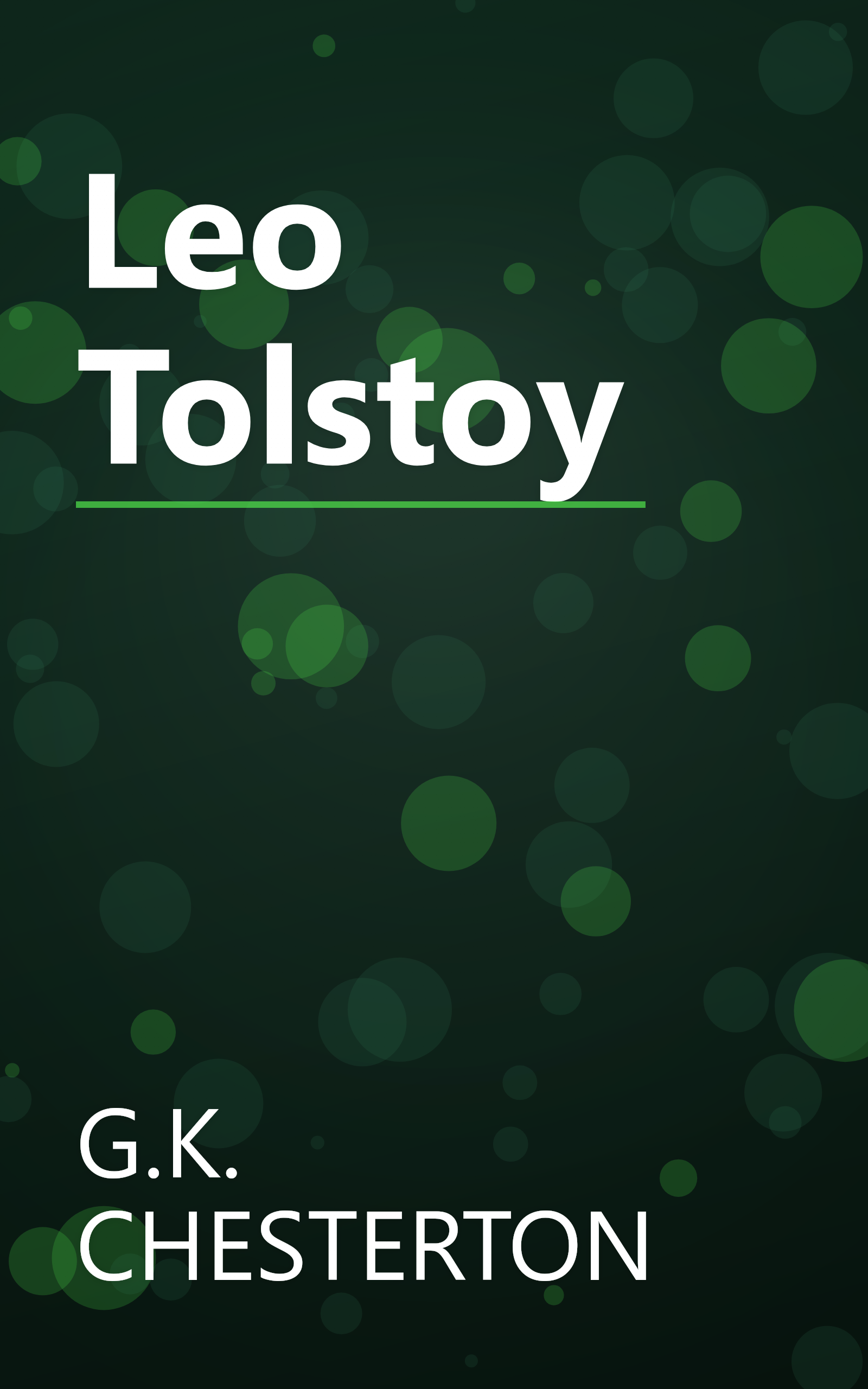 Leo Tolstoy book cover