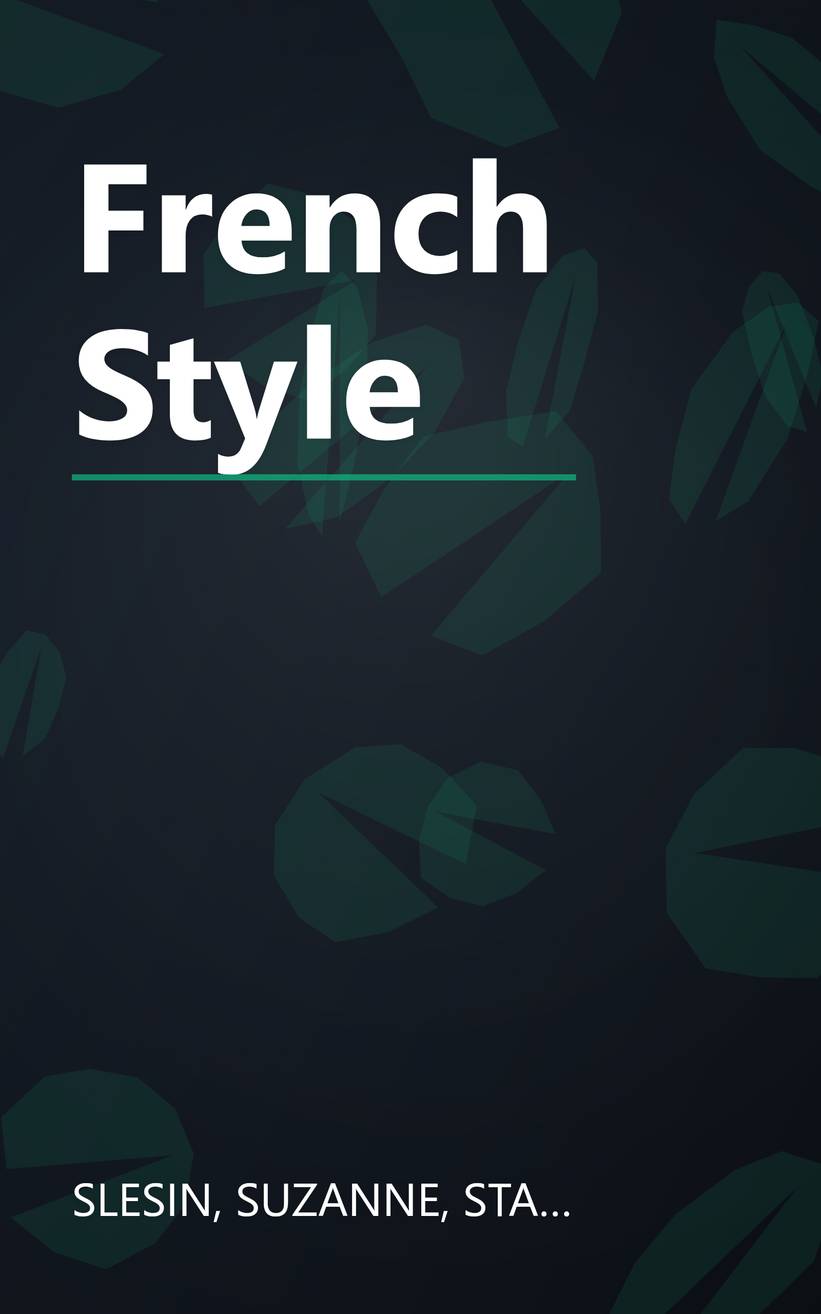 French Style book cover