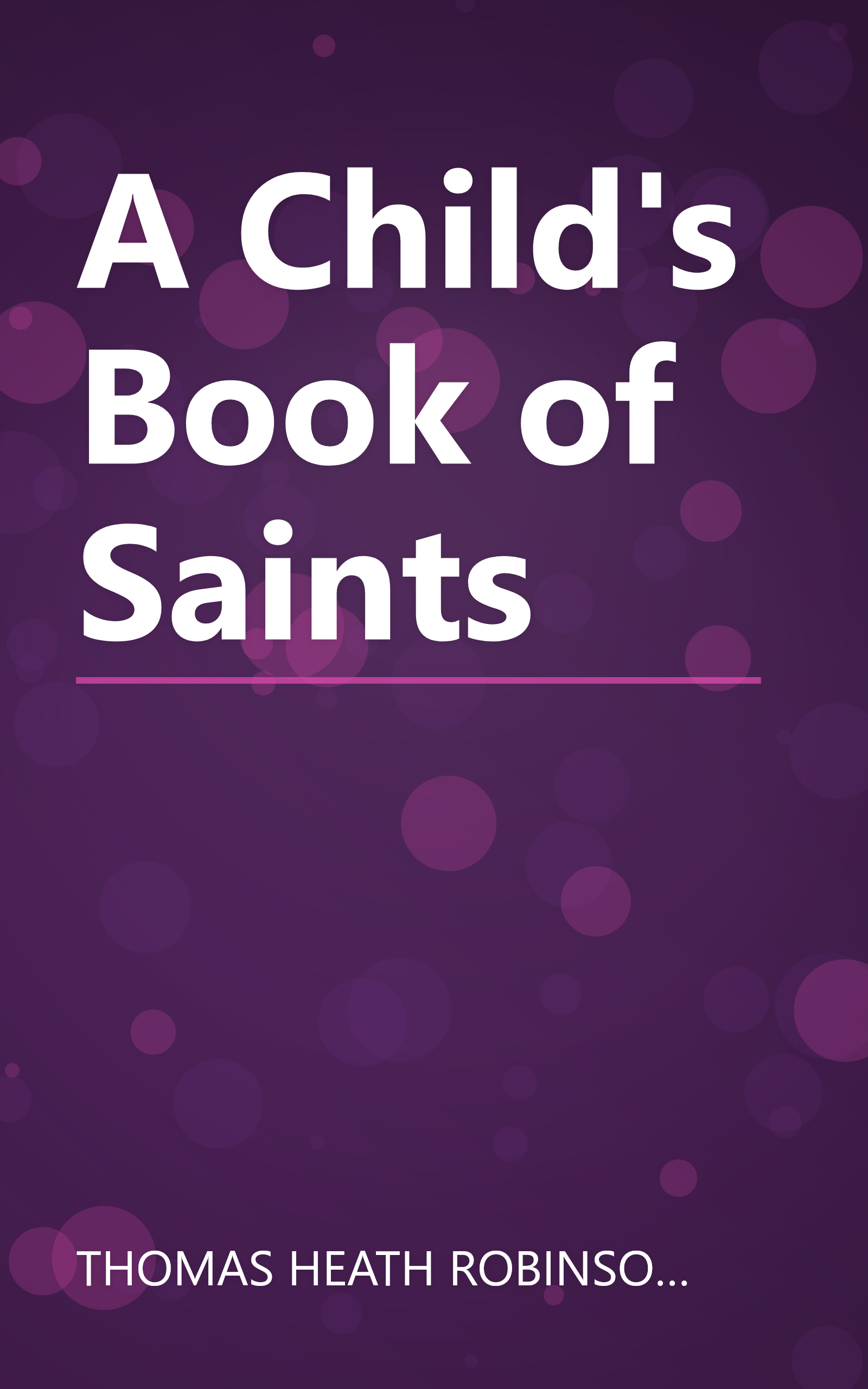 A Child's Book of Saints book cover