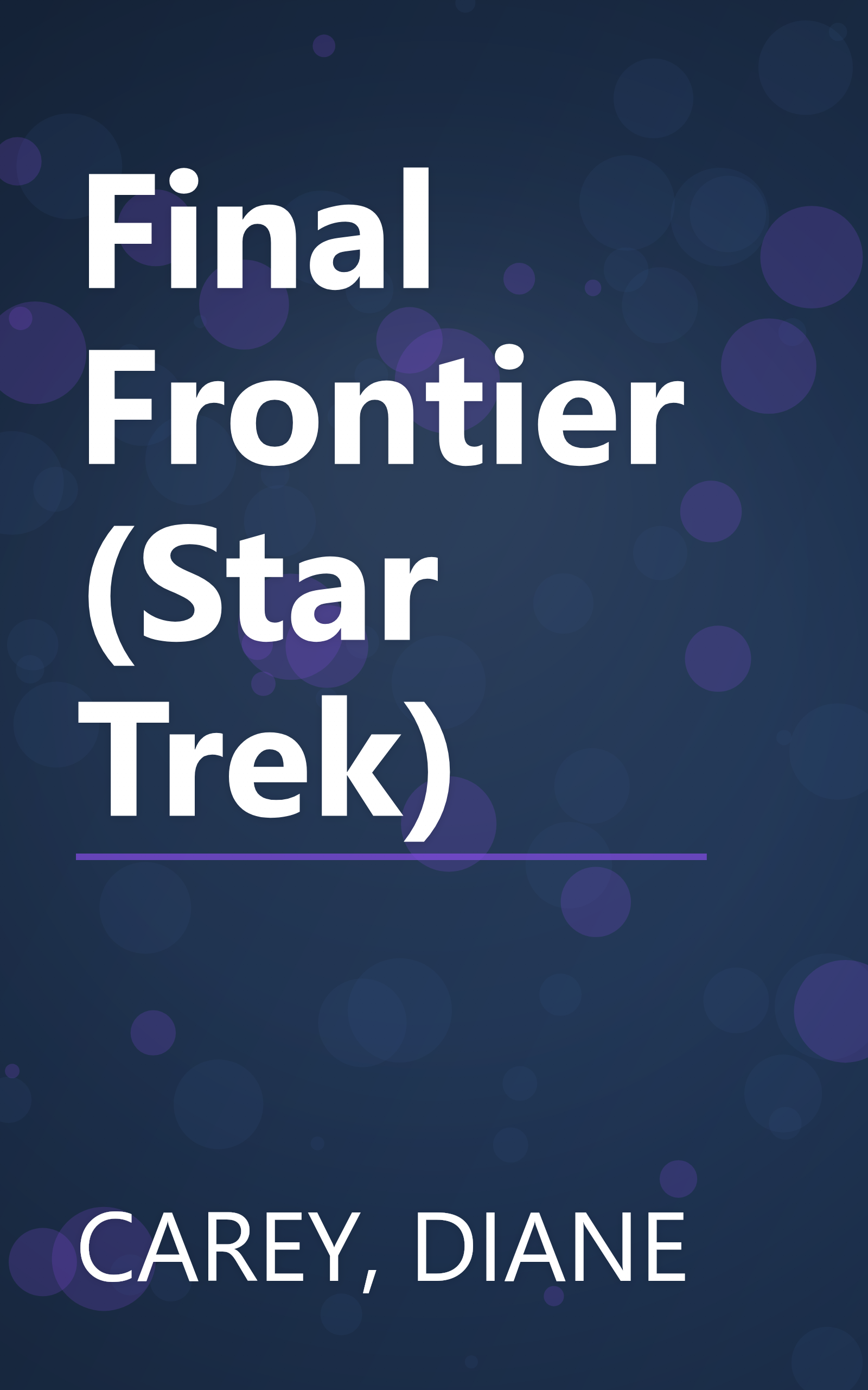 Final Frontier (Star Trek) book cover
