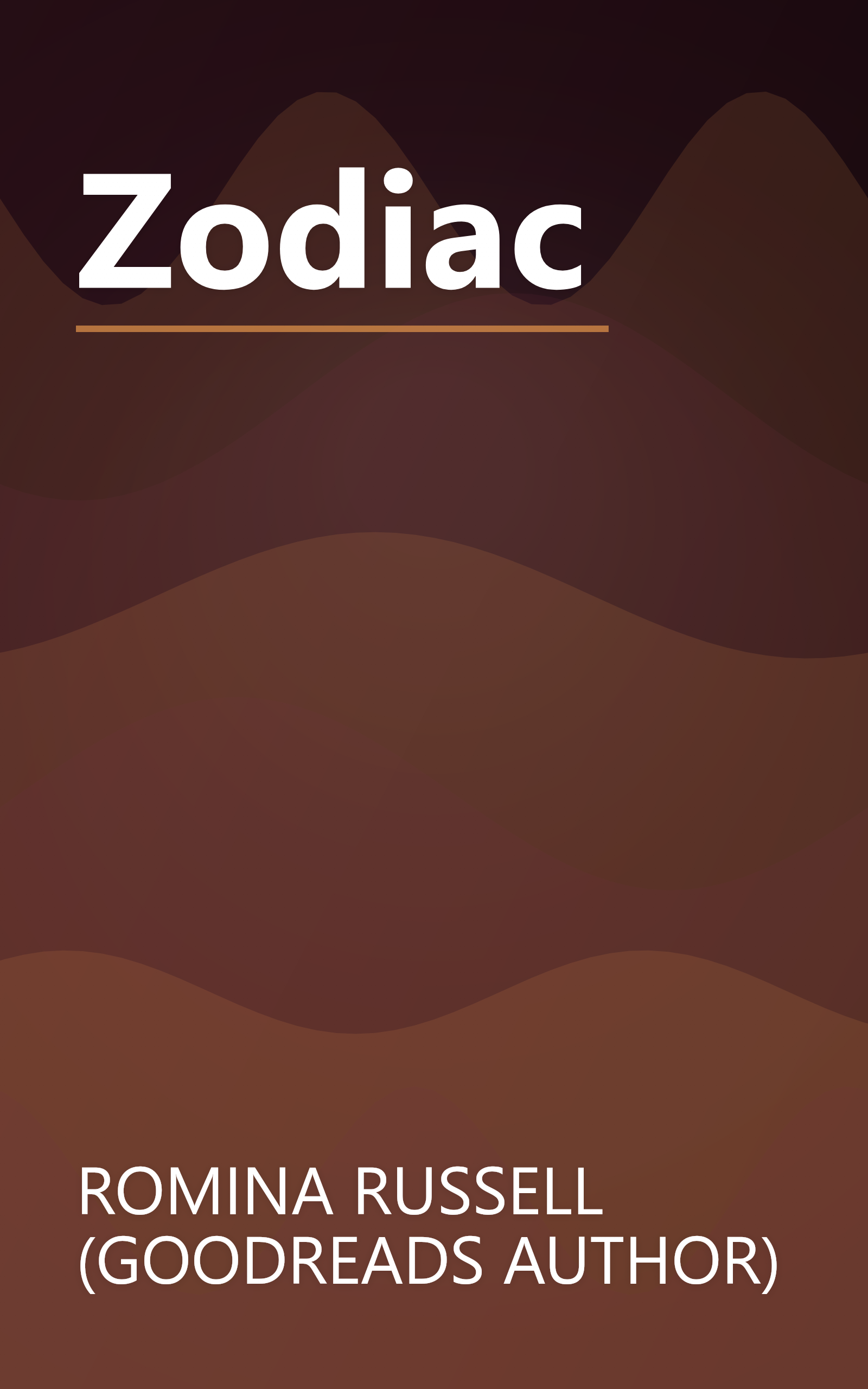 Zodiac book cover