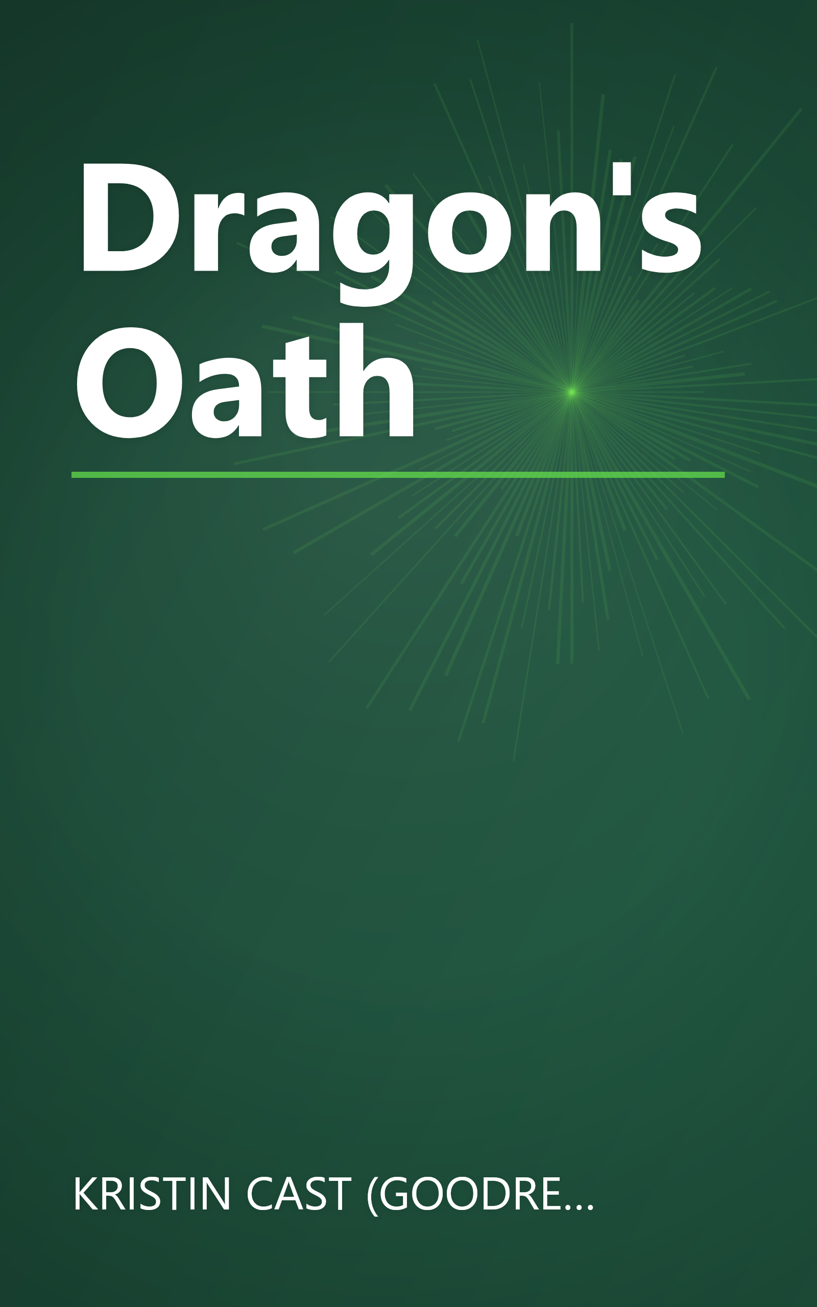 Dragon's Oath book cover