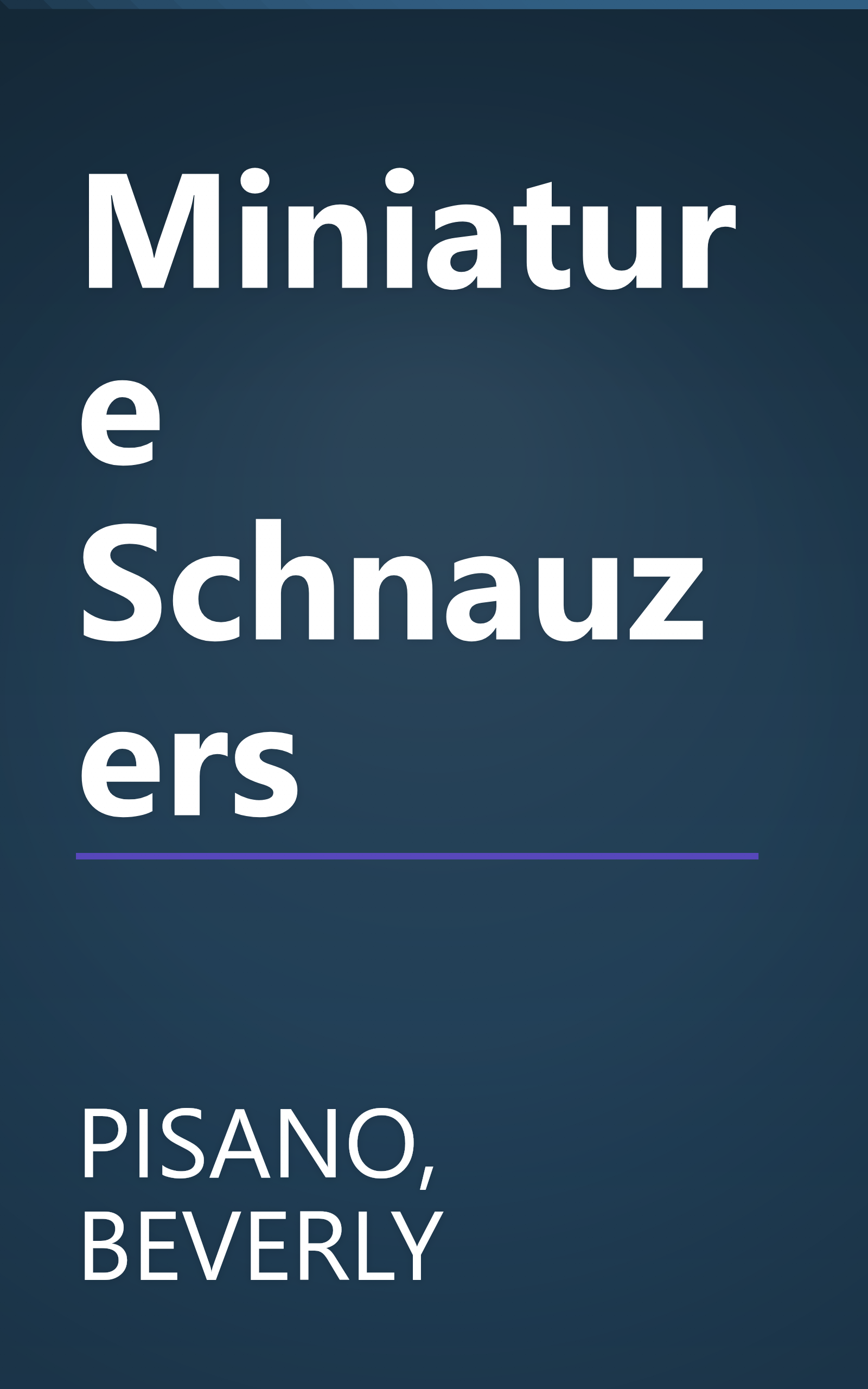 Miniature Schnauzers book cover