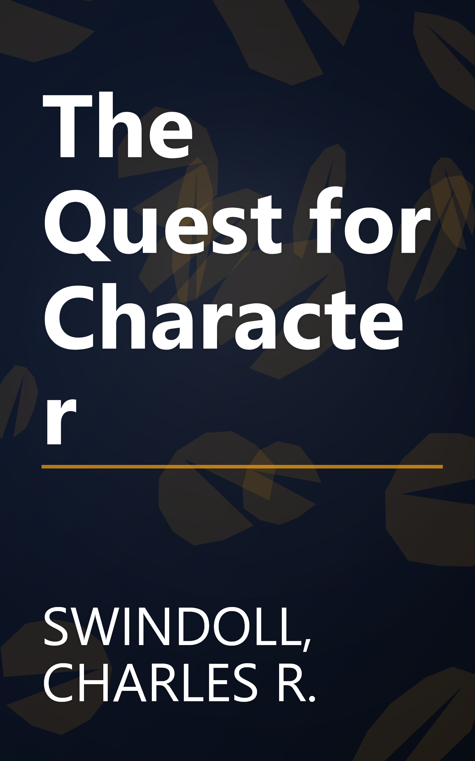 The Quest for Character book cover