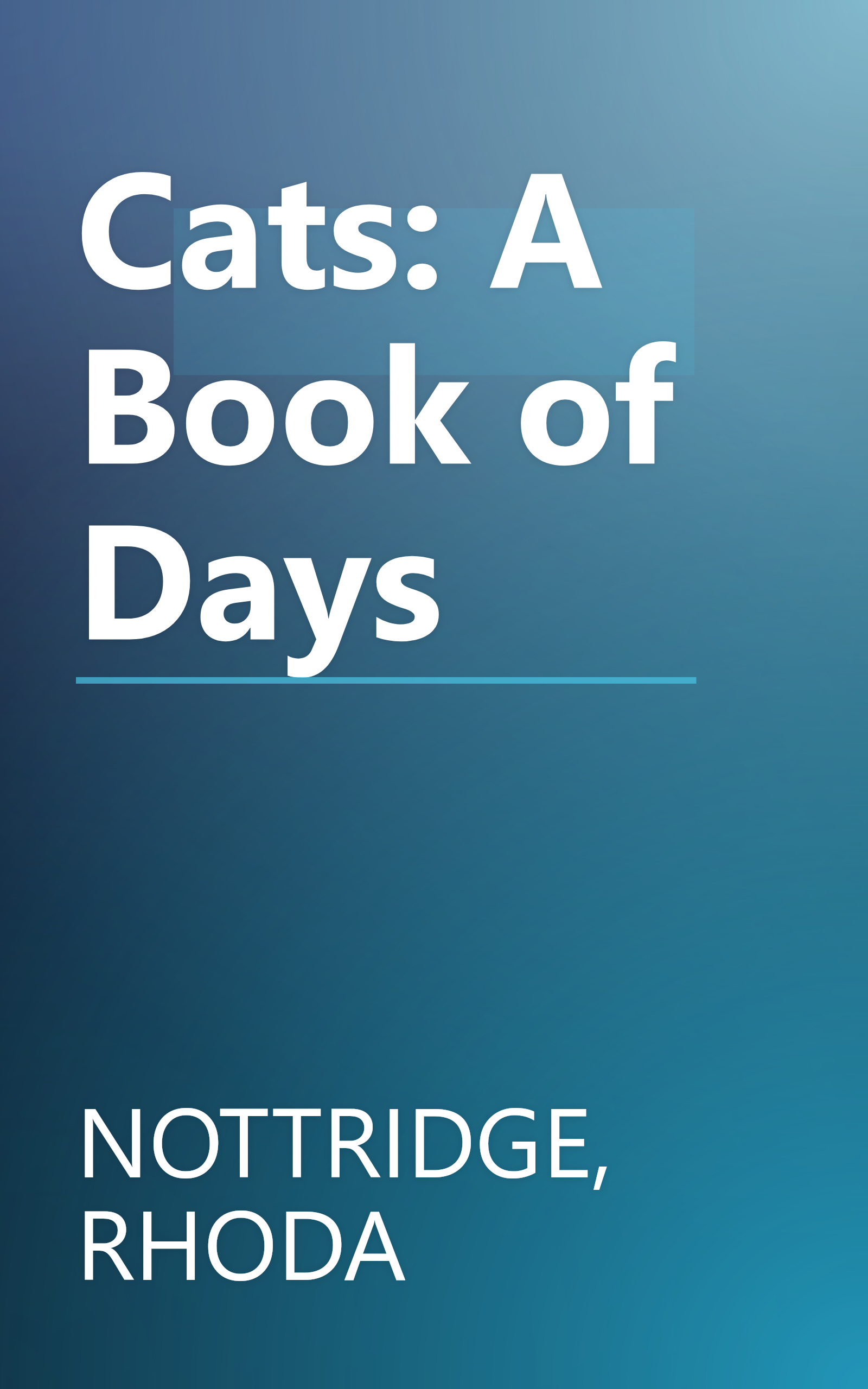 Cats: A Book of Days book cover