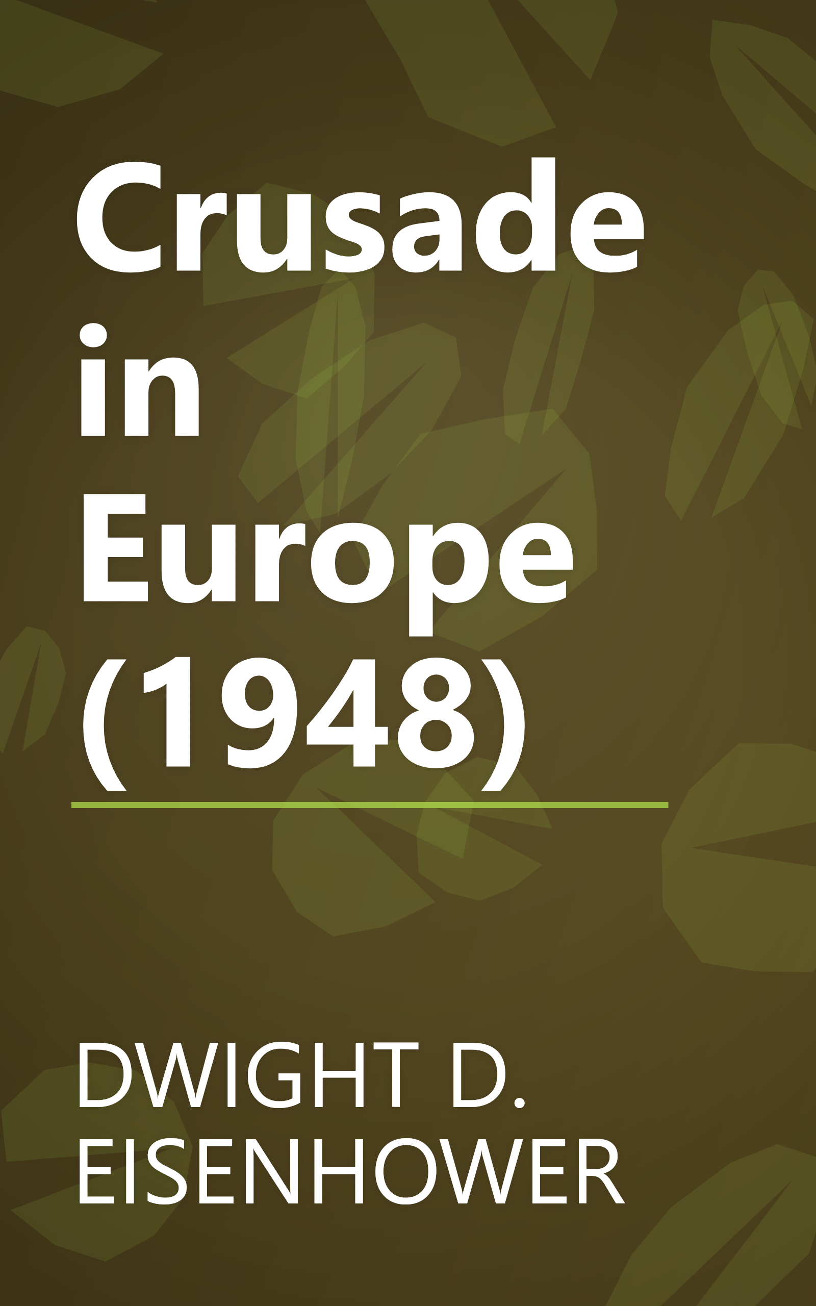 Crusade in Europe (1948) book cover