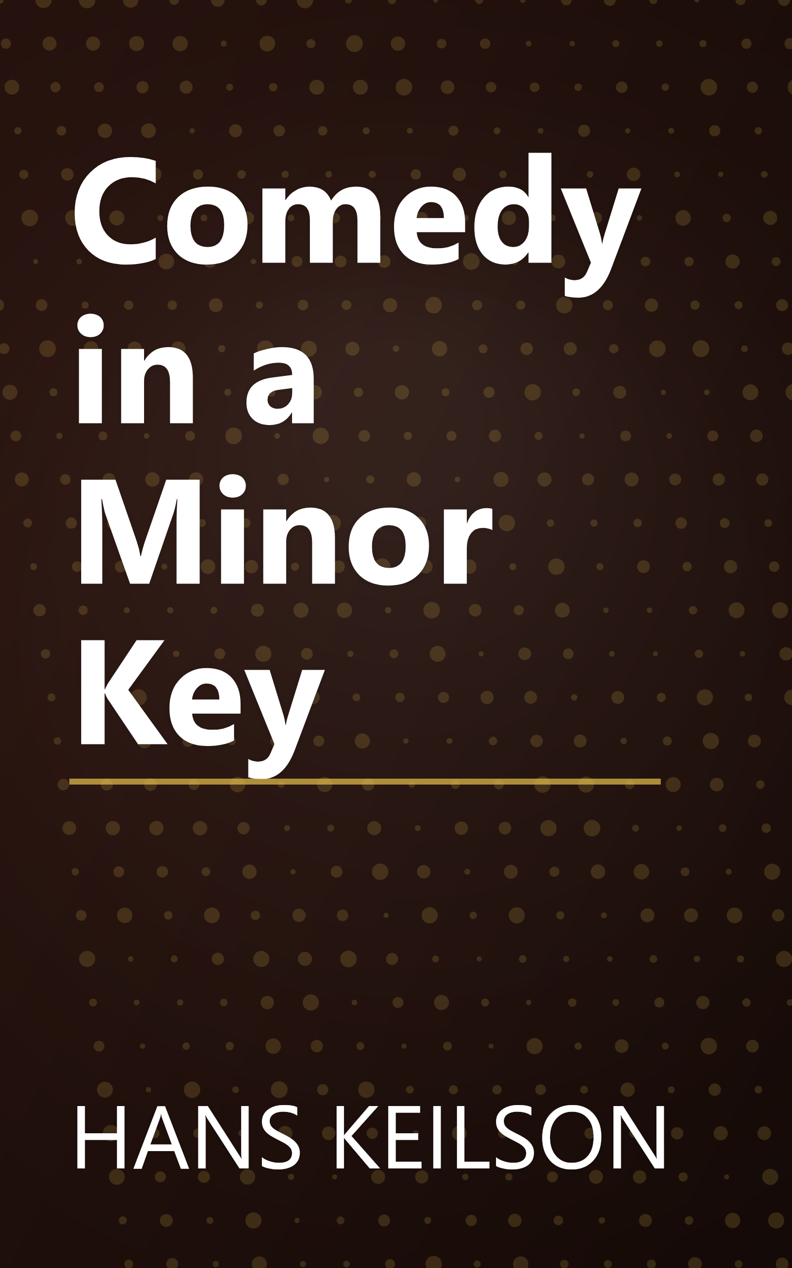 Comedy in a Minor Key book cover